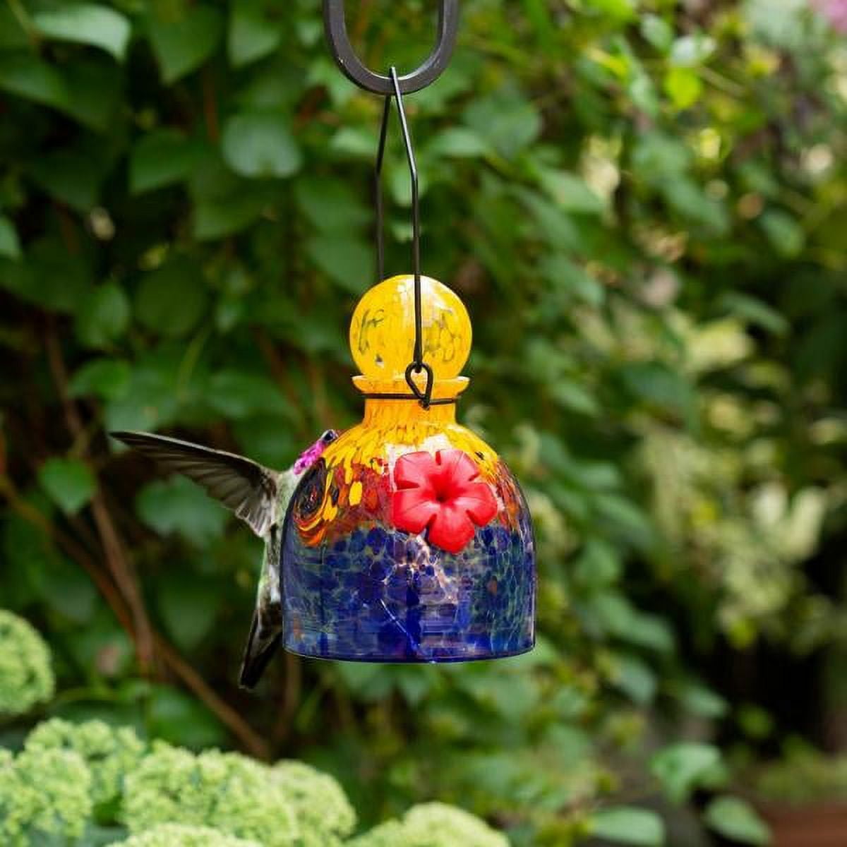 Echo Valley LunaLite Bell Hummingbird Feeder, Orange/Blue - Walmart.com