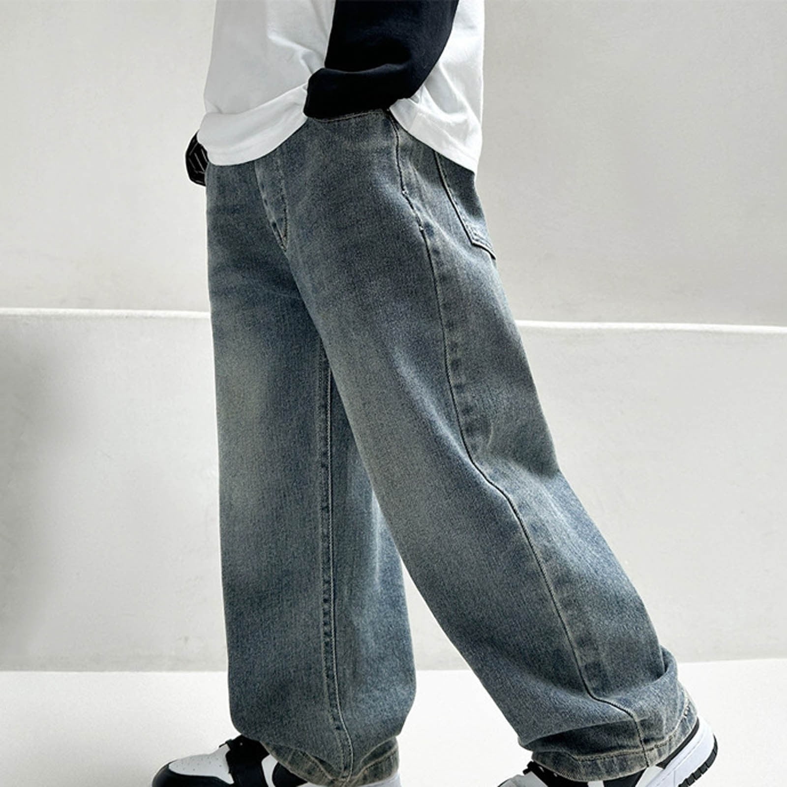 EchoC Boys' Denim Jeans, Boys' Denim Pants 100 Percent Cotton Casual ...