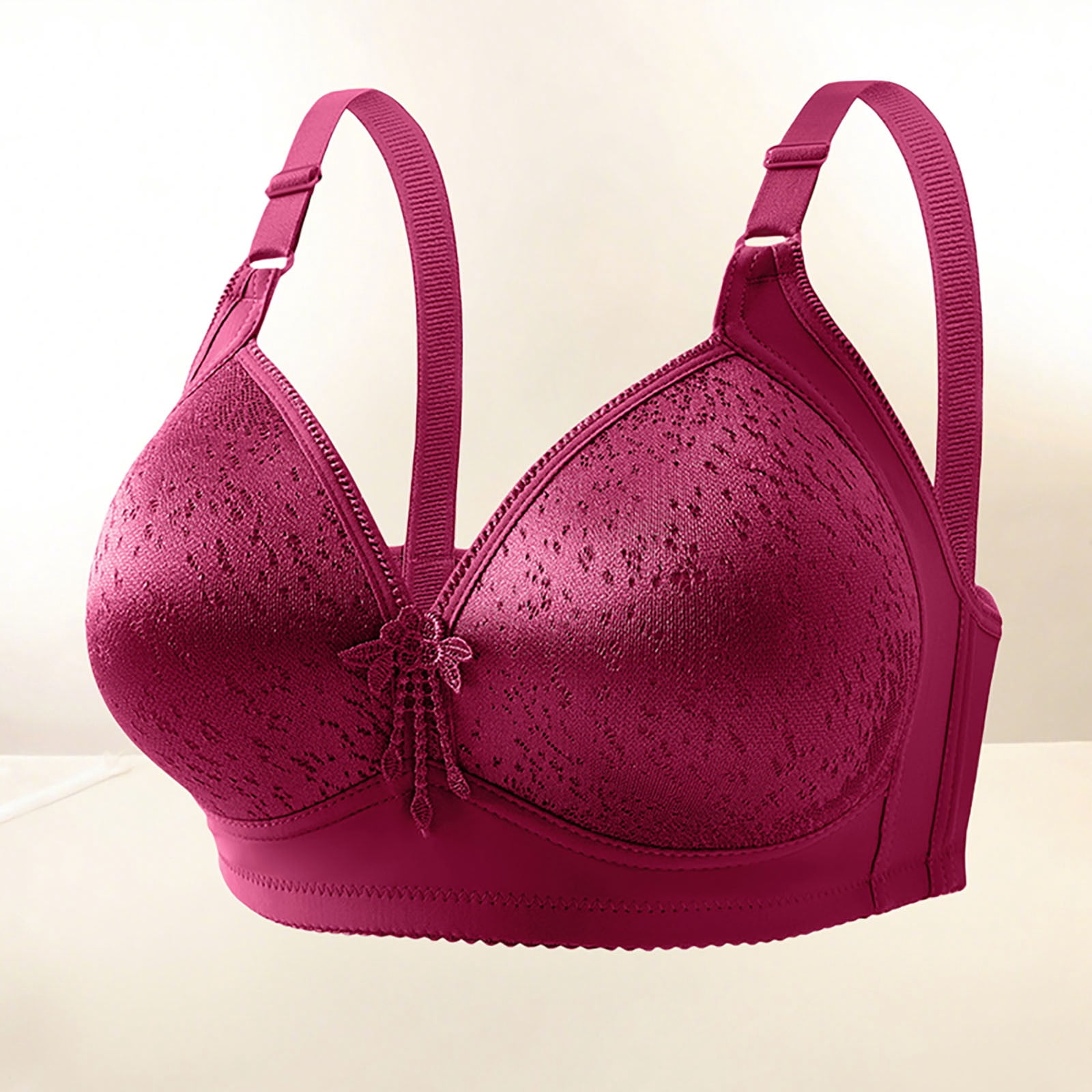 EchoC Breathable Elastic Underwire Bra, Non Steel Hoop Cup, Soft Cotton ...