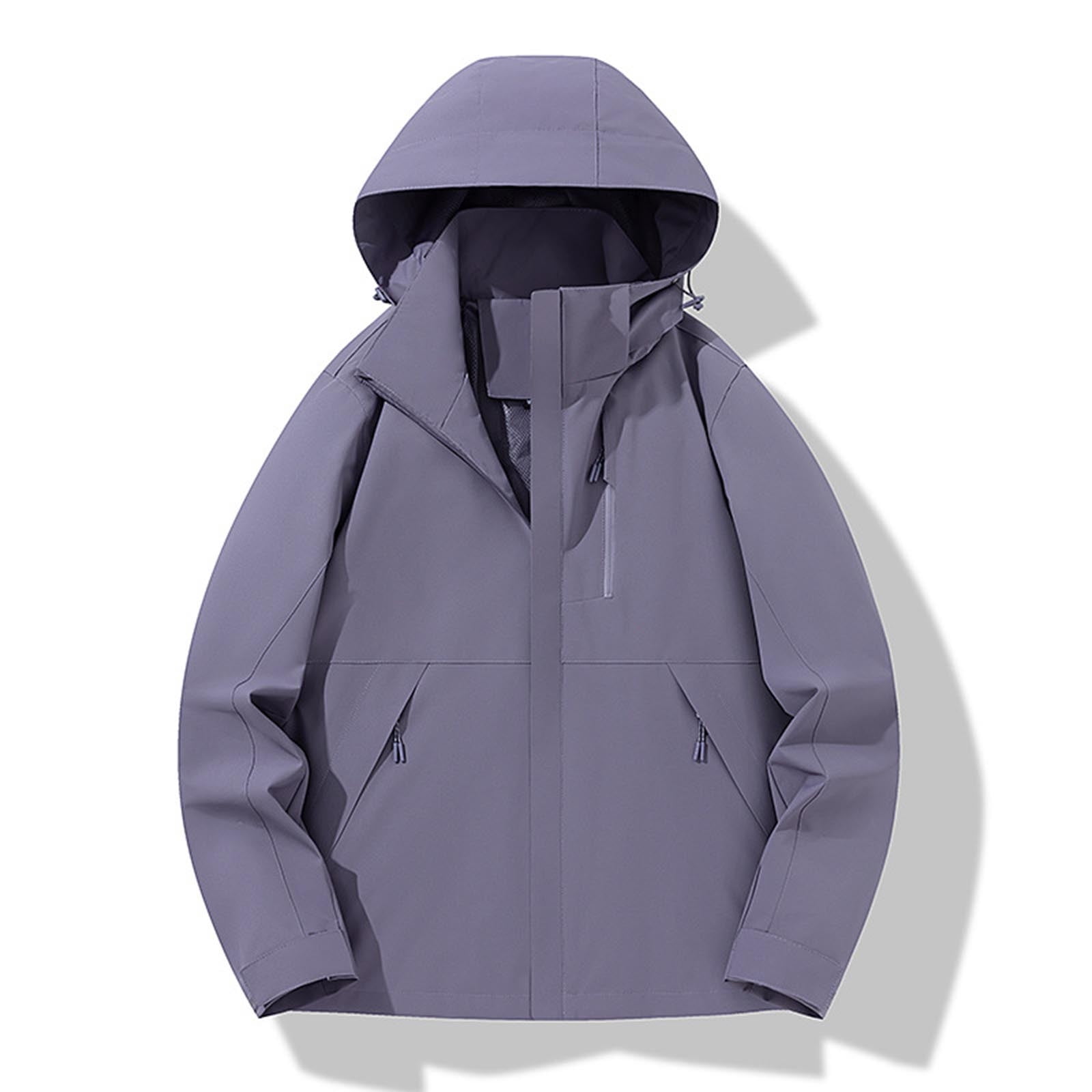 EchoC Women's Detachable Cap Suncoat, Breathable Thin Jacket ...