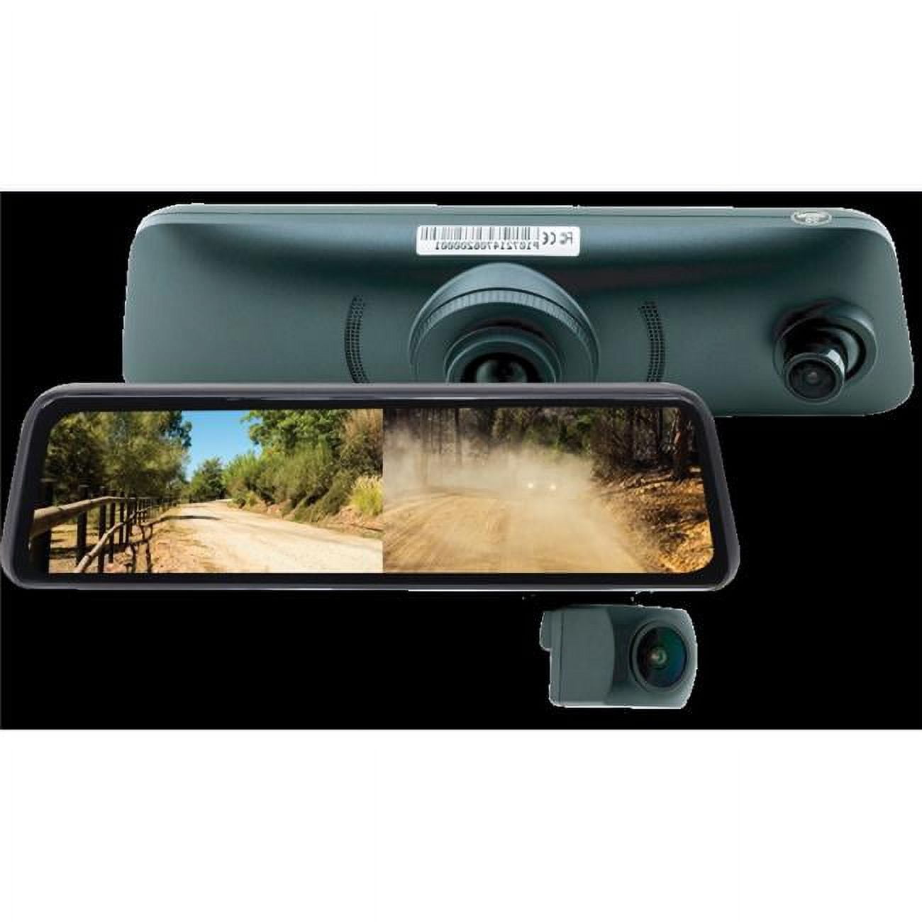 "EchoMaster Car Driving Dash Cam System - 9.3"" Touchscreen HD DVR Rear ...