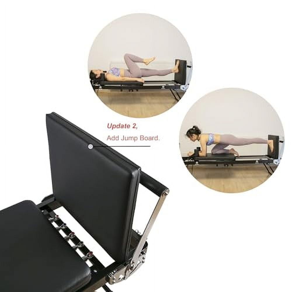 EchoMe Foldable Pilates Machine Equipent for Home, Pilates Reformer ...