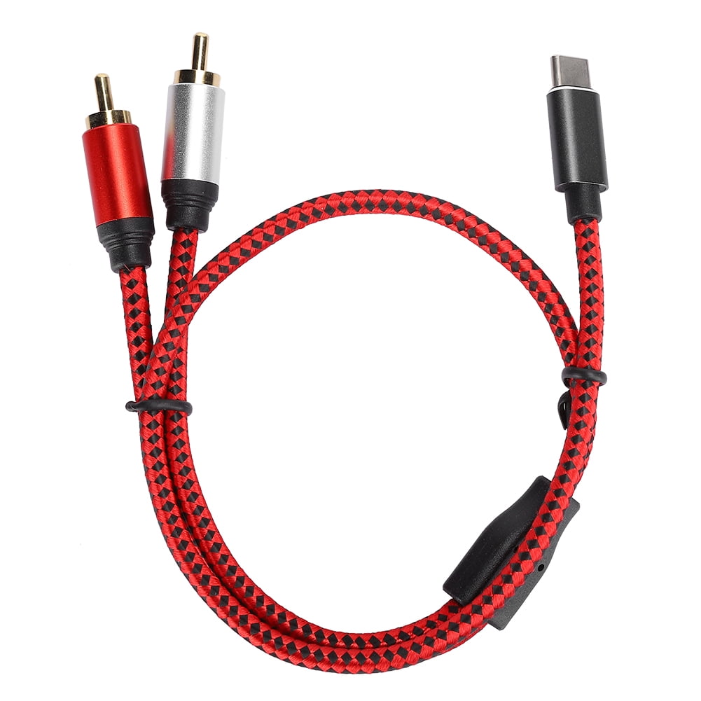 Echoes of Excellence, USB C to RCA Audio Cable with Oxygen-Free Copper ...