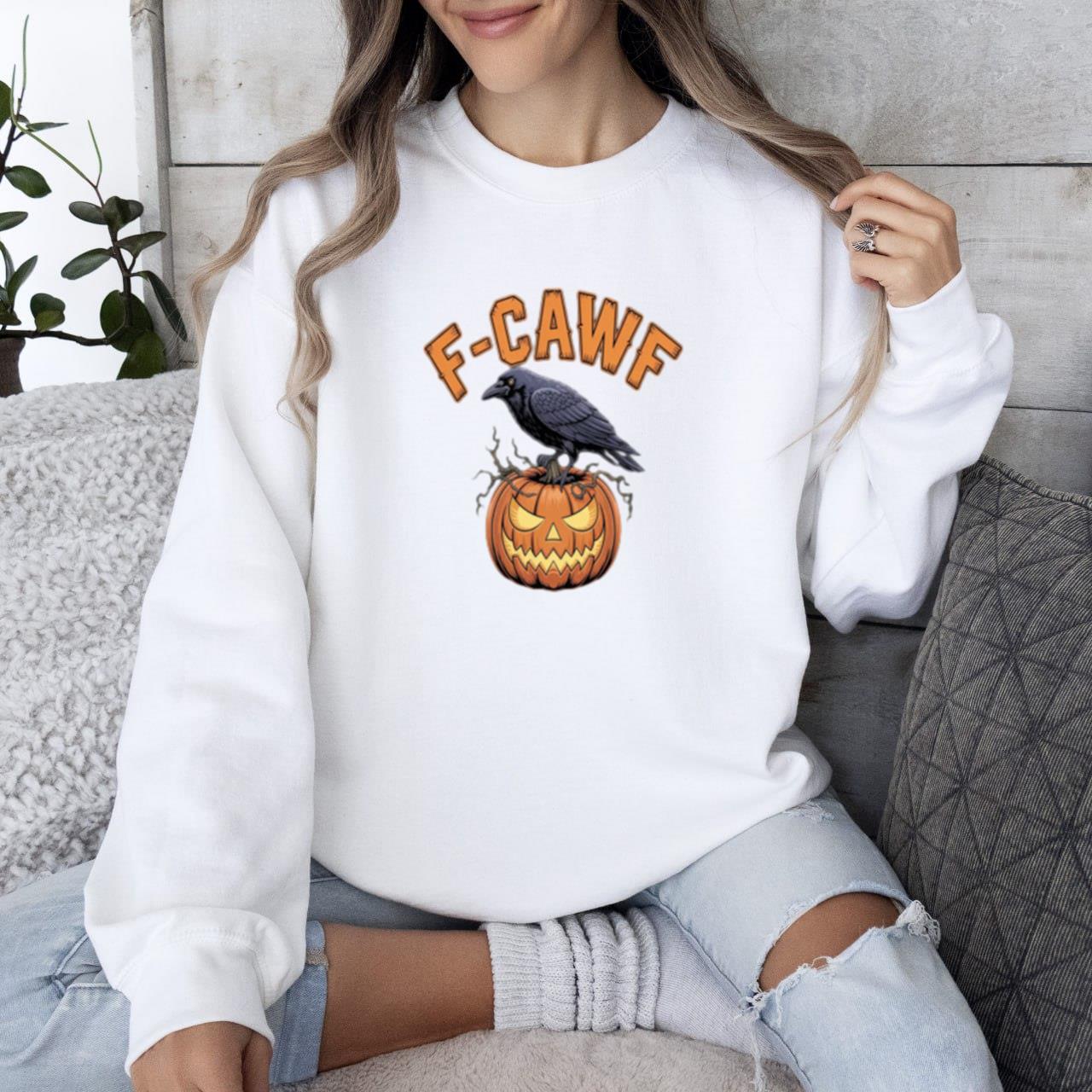 Echoes In The Dark Crow Jack O Lantern Creepy Halloween Themed Graphic ...