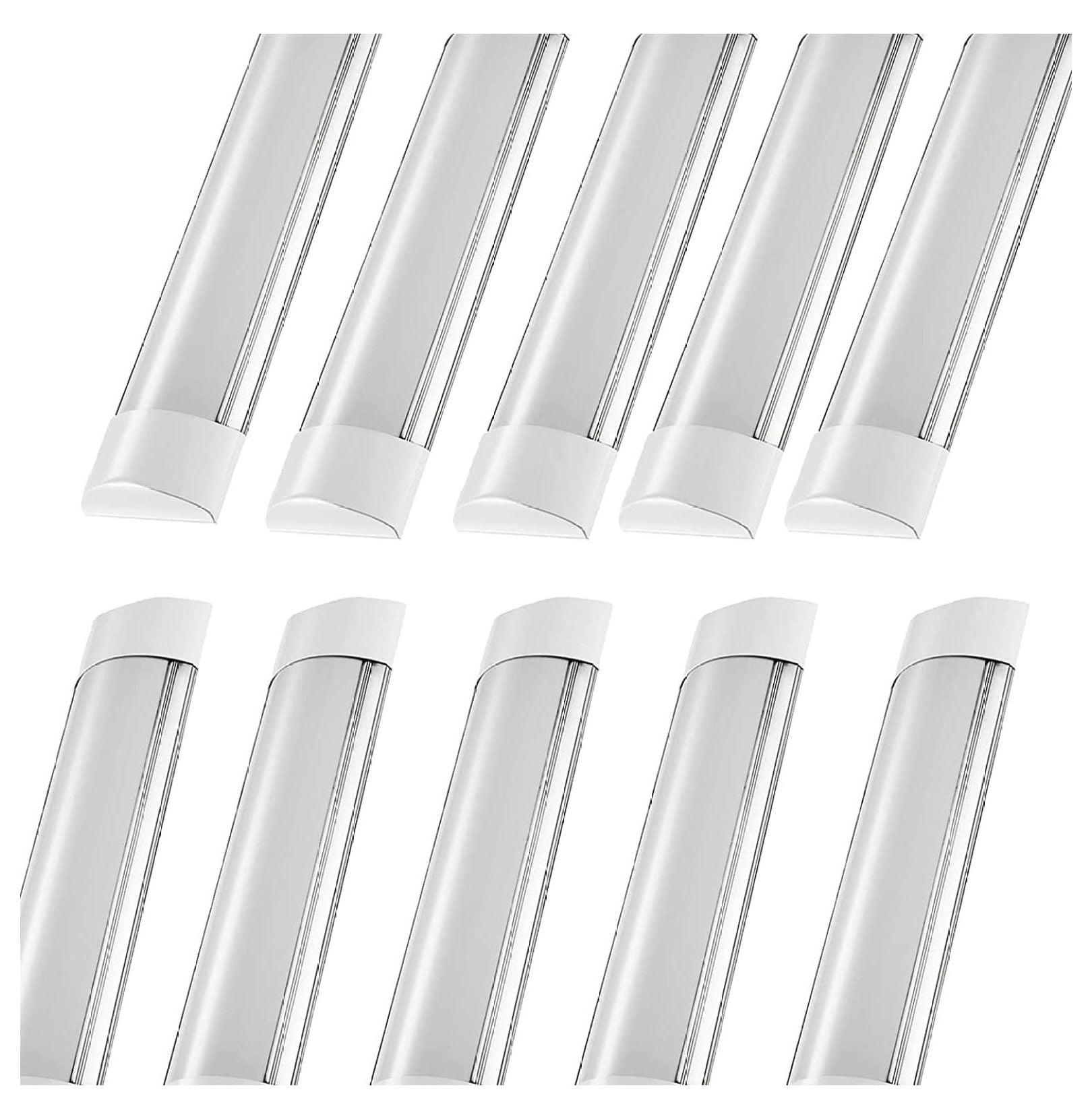 4 Ft Led Shop Light 6 PACK 2FT LED Bulbs Shop Light T8 Linkable Ceiling ...