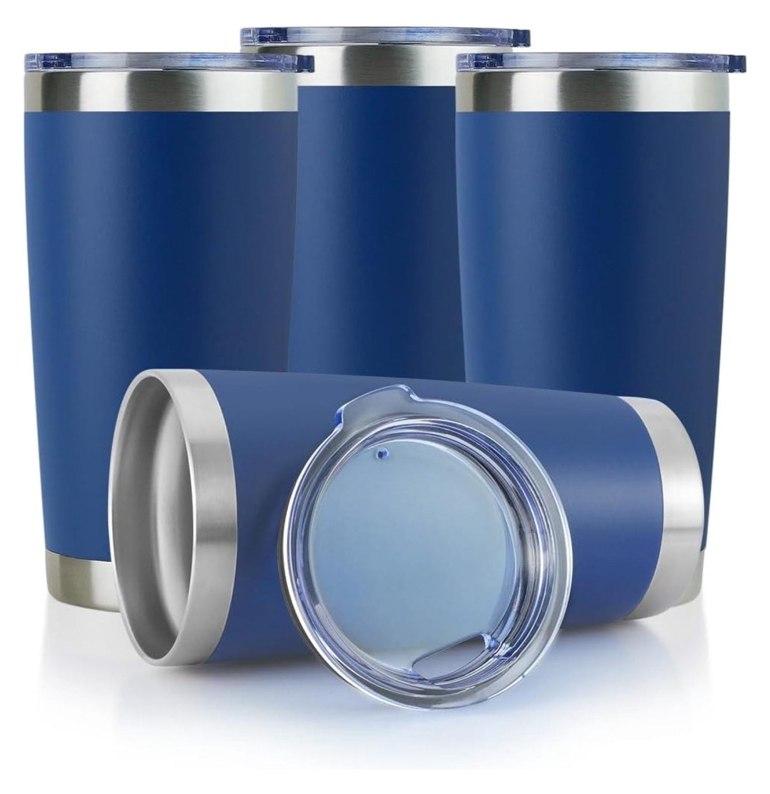 Echoworld 20oz Stainless Steel Bulk with Lid, Double Wall Vacuum ...