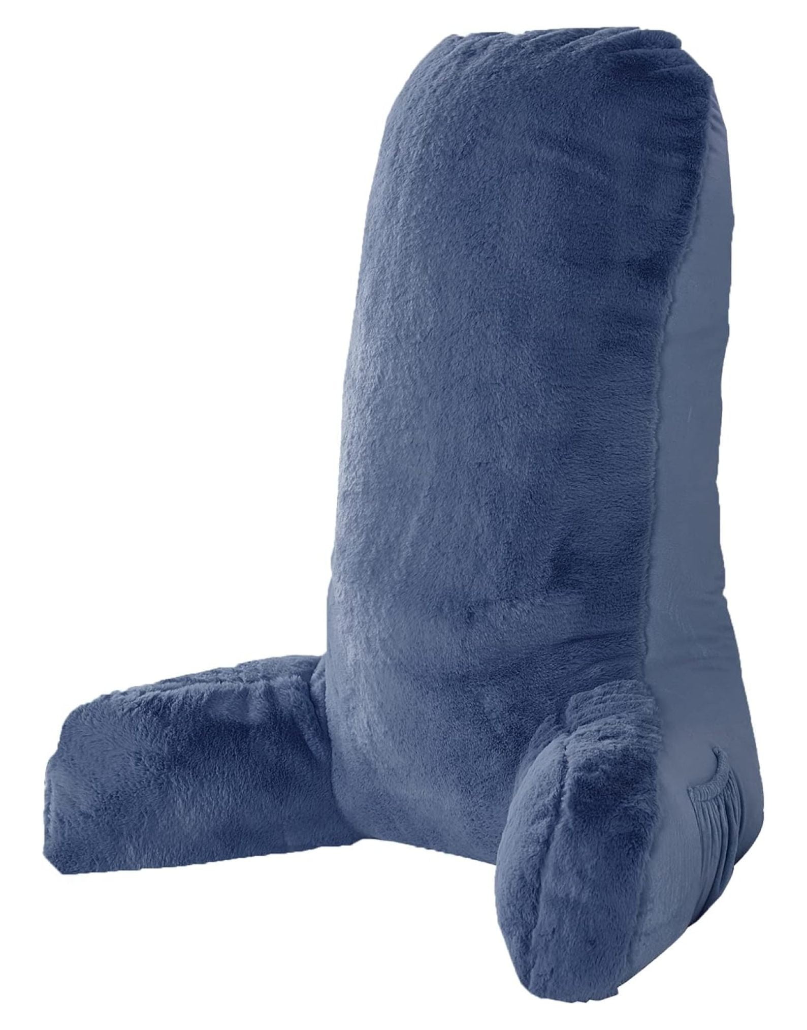 Echoworld Faux Fur Bedrest Reading Pillow with DIY Filling, Need ...