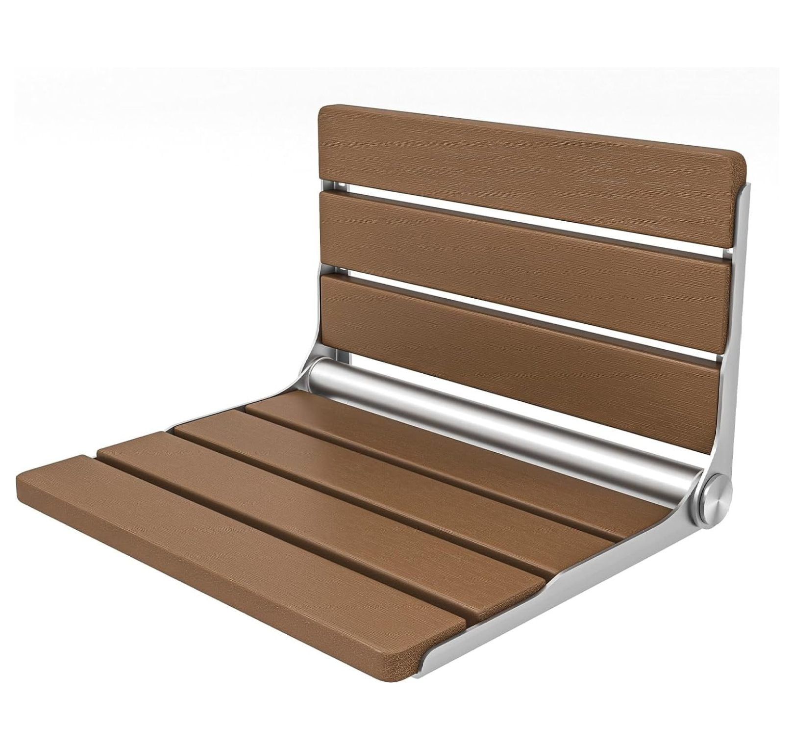 Echoworld Folding Shower Seat Wall Mounted, Space-Saving Fold Down ...