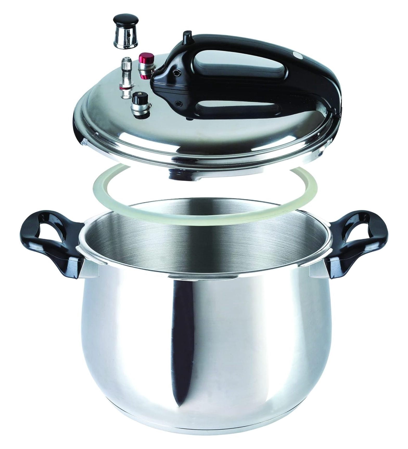 Echoworld Stainless-Steel, 5.3-quart Pressure Cooker, 5-liter Capacity ...