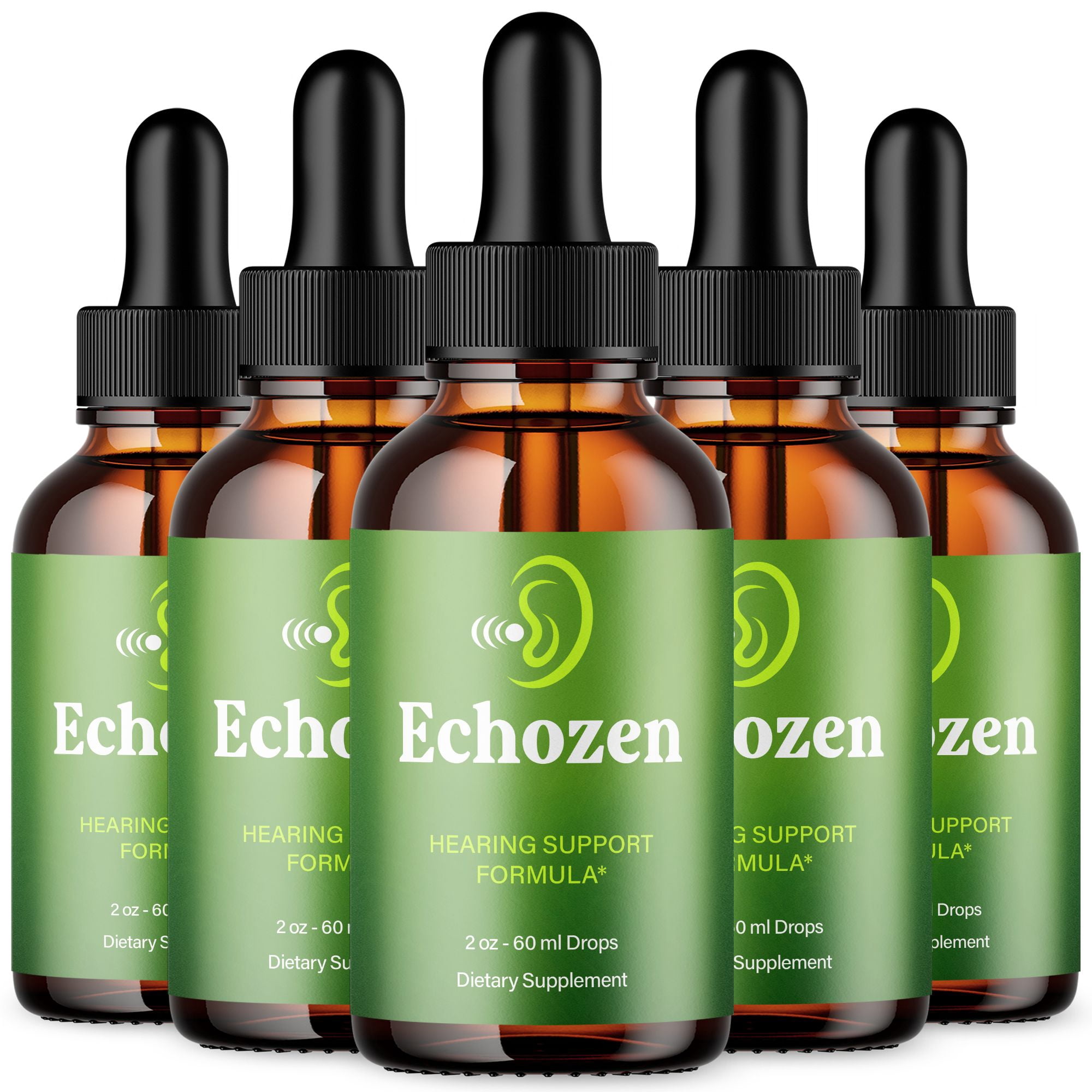 Echozen Ear Health Support Drops Natural Formula Healthy Hearing ...