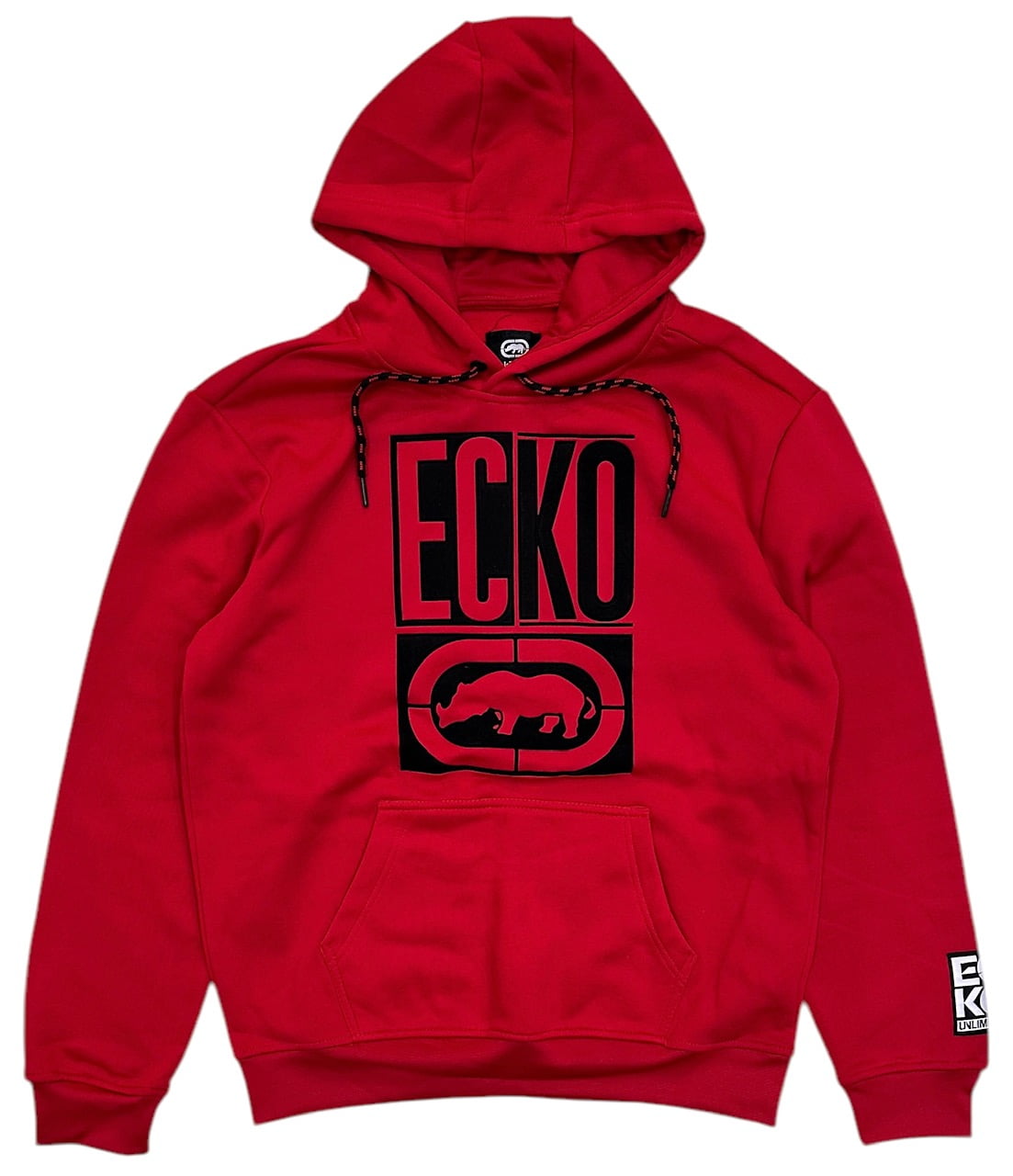 Ecko Unltd Men's Hoodie Classic Felt Logo Pullover Fleece Sweatshirt ...
