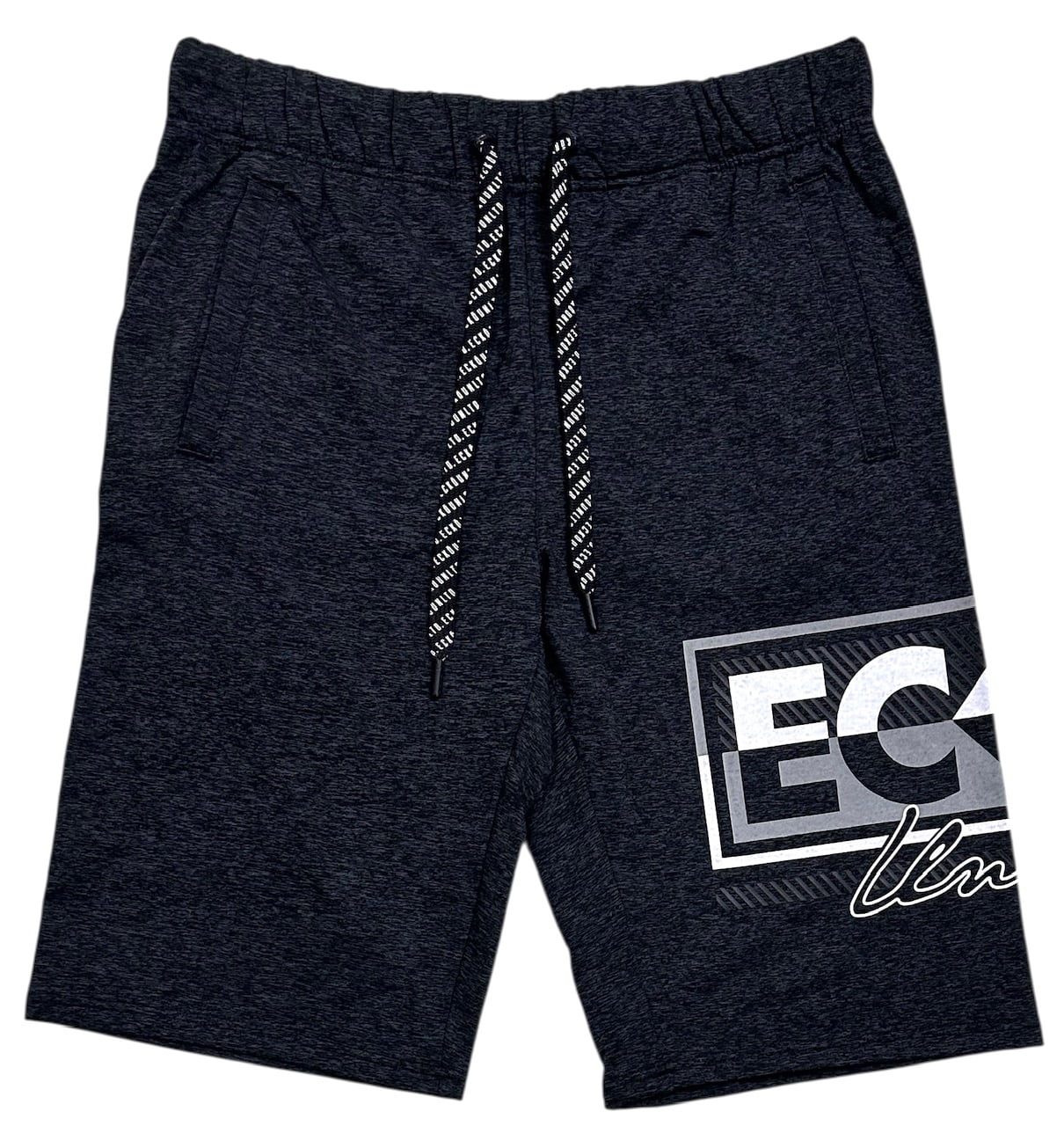 Ecko Unltd Men's Reflective Puff Print Activewear Shorts (Large, Jet ...