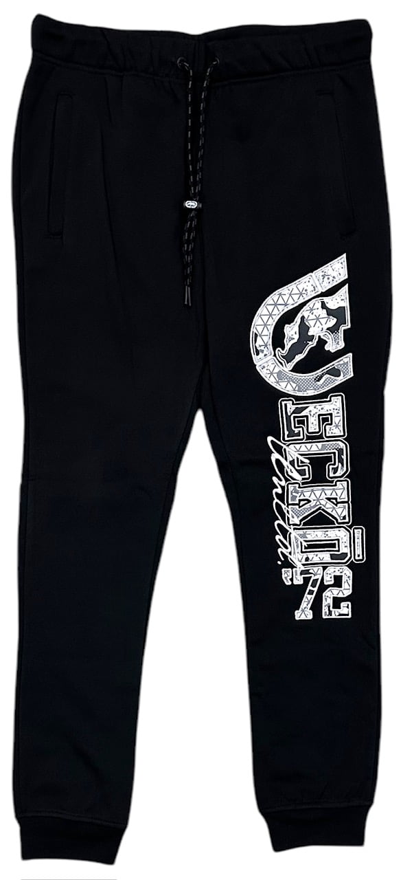 Ecko Unltd Men's Sweatpants Embroidered Since '72 Fleece Jogger (Large ...
