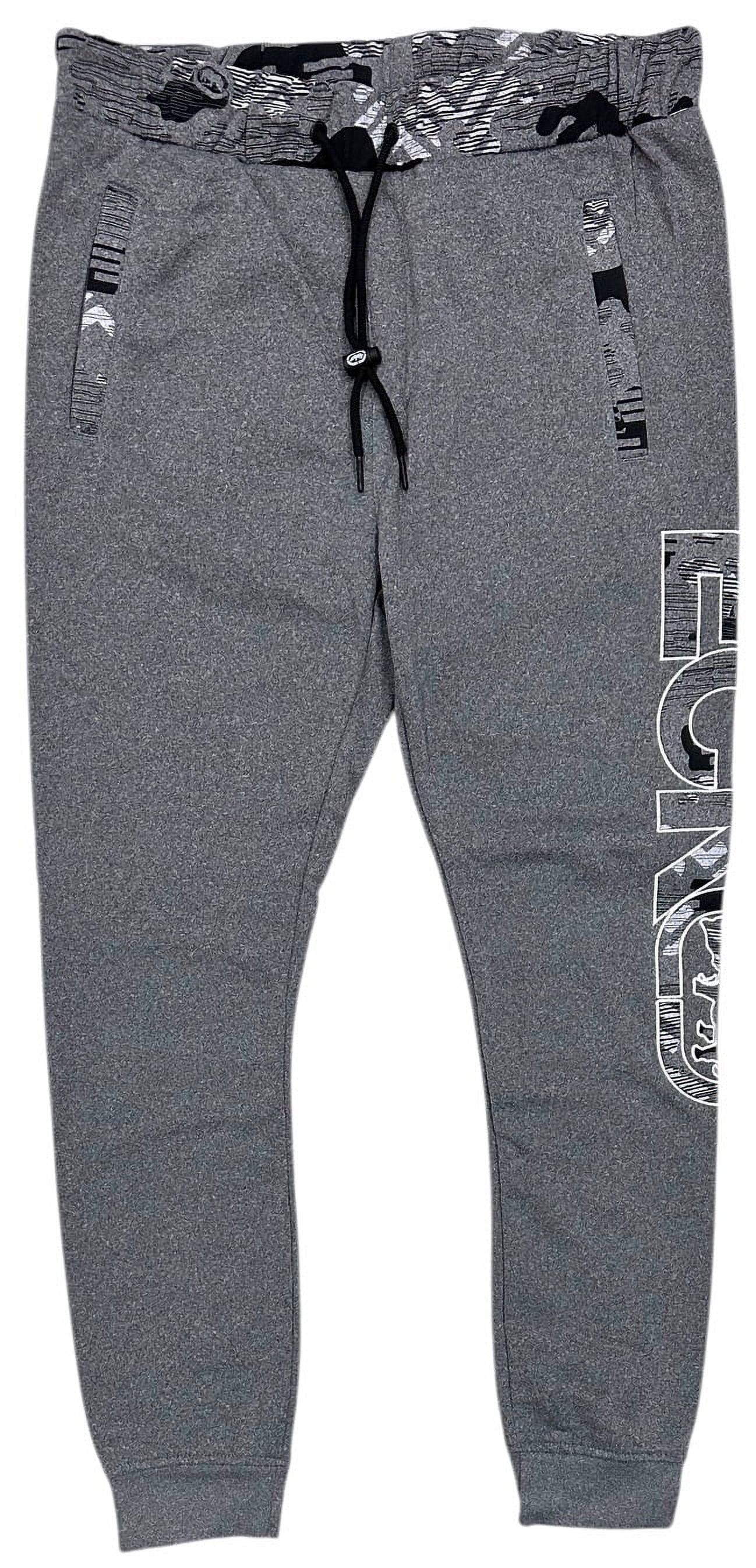 Ecko Unltd Men's Sweatpants Embroidered Vertical Logo Fleece Jogger (X ...