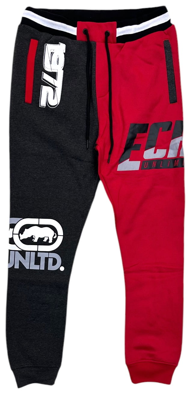Ecko Unltd Men's Sweatpants Split Panel World Famous Fleece Jogger (XX ...