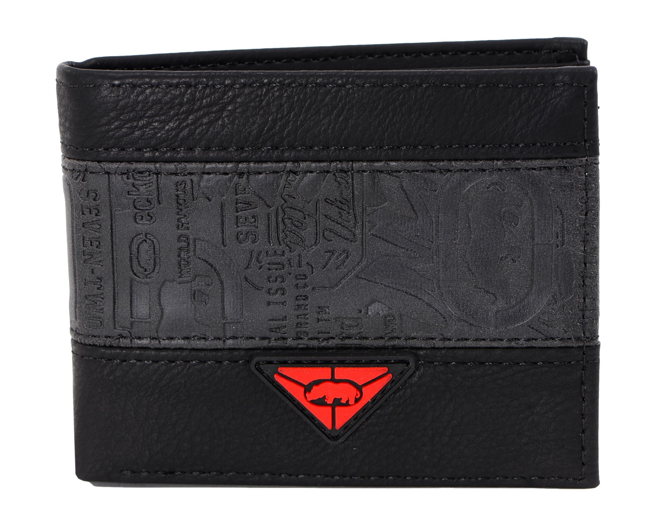 Ecko Unltd World Famous Rhino Men's Bifold Wallet Black - Walmart.com