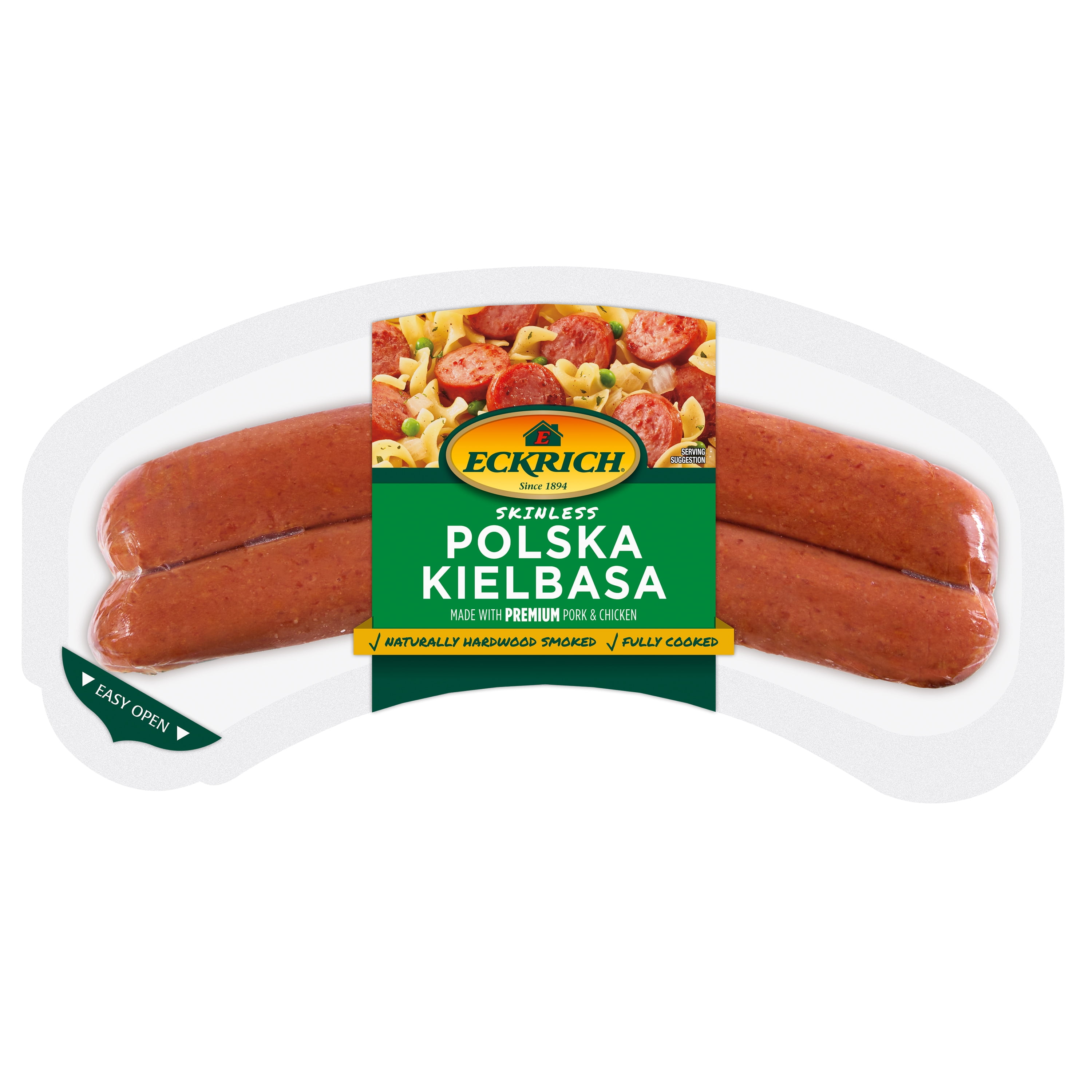 Eckrich Skinless Polska Kielbasa Rope, 14 oz - Walmart.com