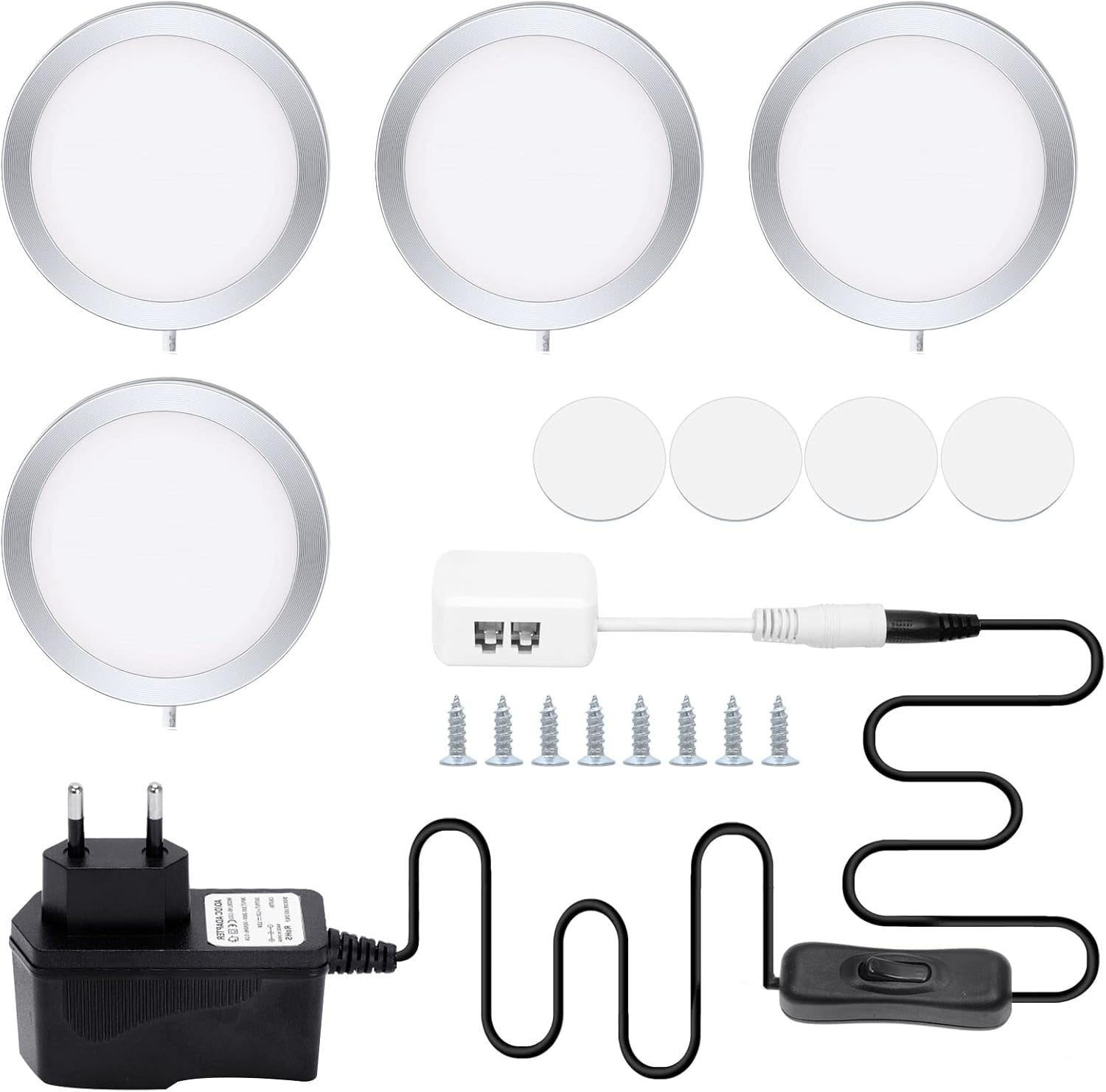 Eclairage Led Cuisine Sous Meuble, Blanc Chaud 3000K Lampe De Placard ...