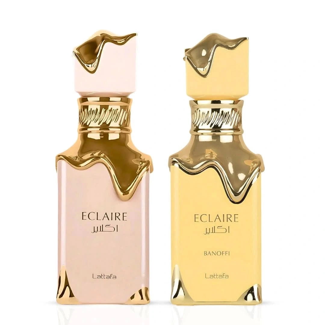 Eclaire & Eclaire Banoffi Eau de Parfum Sprays 100ml by Lattafa (Bundle ...