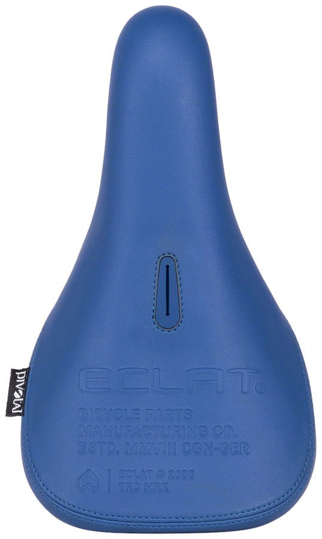 Eclat Bios Pivotal BMX Seat - Blue Pivotal Synthetic Stdrd Rails ...
