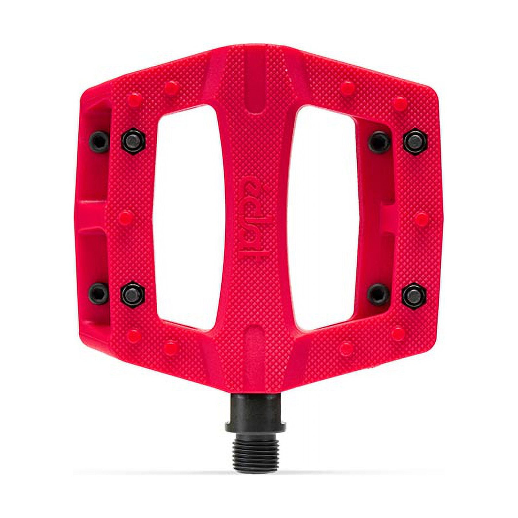 Eclat Contra Platform Pedals, Body: Nylon, Spindle: Cr-Mo, 9/16'', Red ...