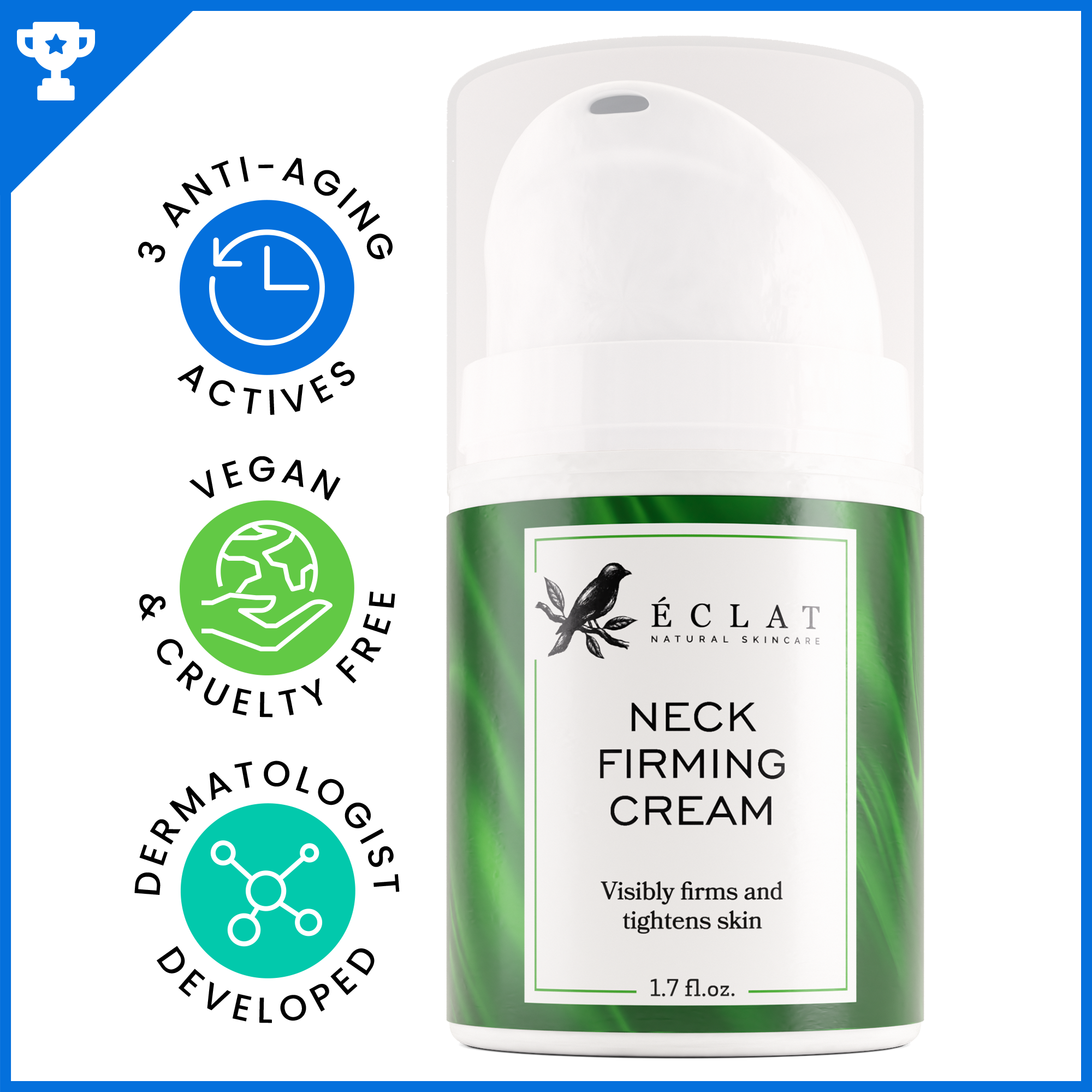 Equate Beauty Face and Neck Advanced Firming & Anti-Wrinkle Day Cream, 1.7 oz - Walmart.com