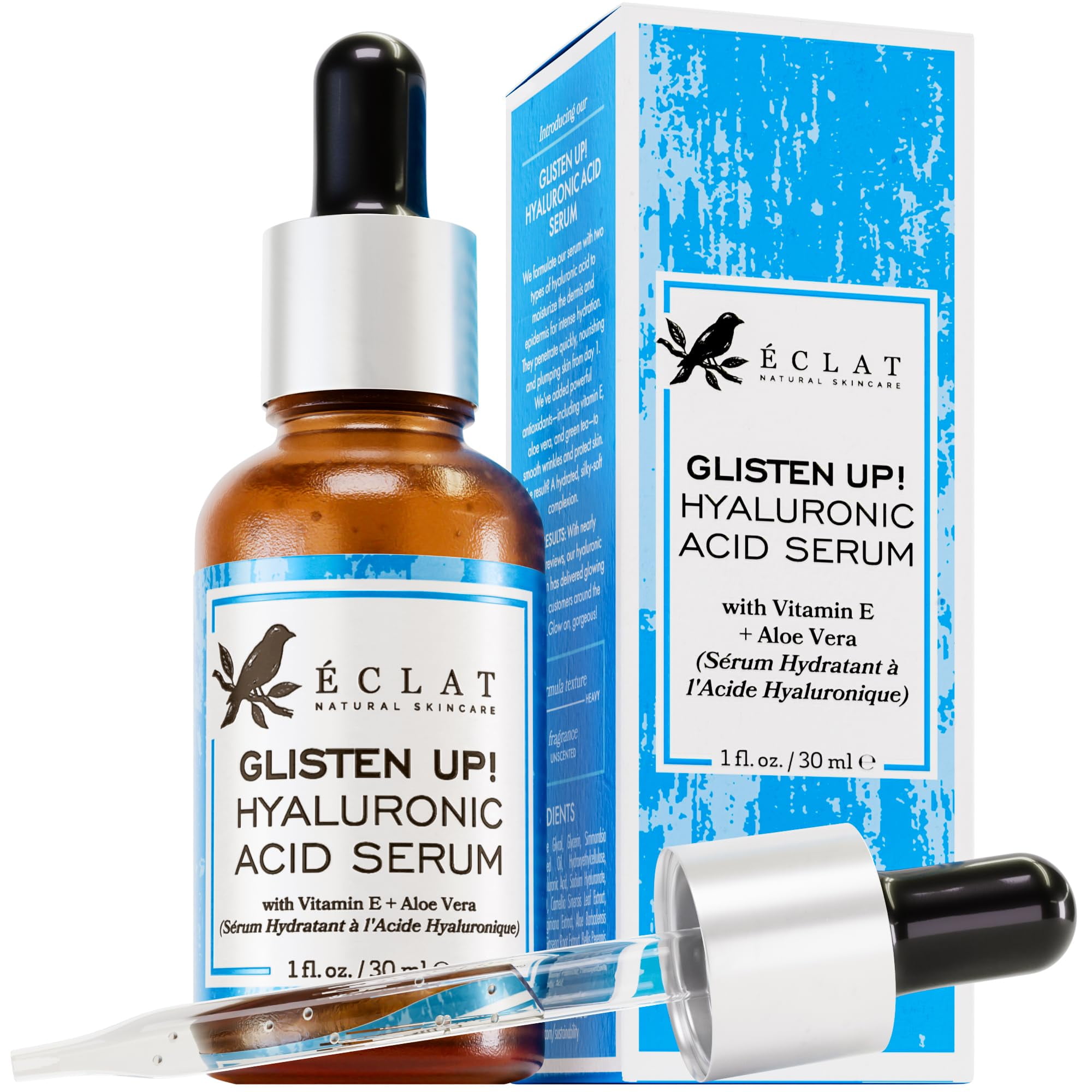 Eclat Skincare Acid BCA3 Serum for Face - 2.5% Acid + 3% B5, Vitamin C ...