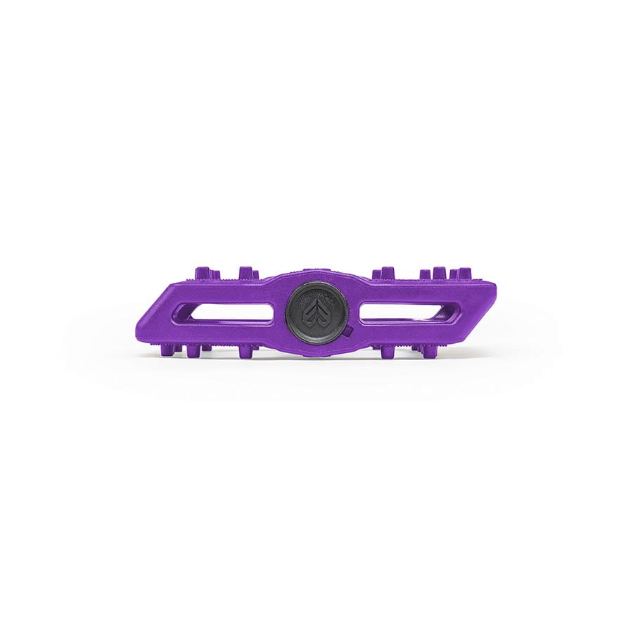 Eclat Slash Platform Pedals Body: Nylon, Spindle: Cr-Mo, 9/16'', Purple ...