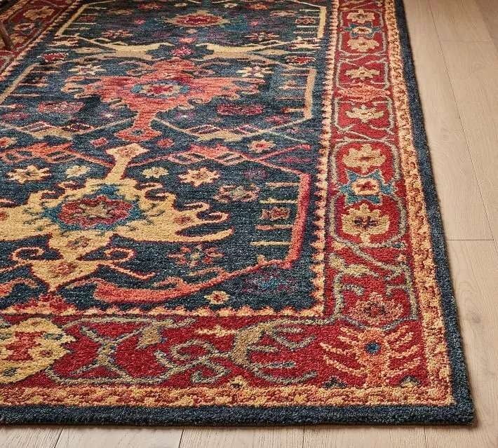 Eclatique Hand-Tufted Bohemian Wool Area Rug - 100% New Zealand Wool ...