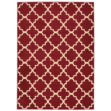 Free Shipping! Pinewood Grove Red Farmhouse Plaid Area Rug, Eclectic ...