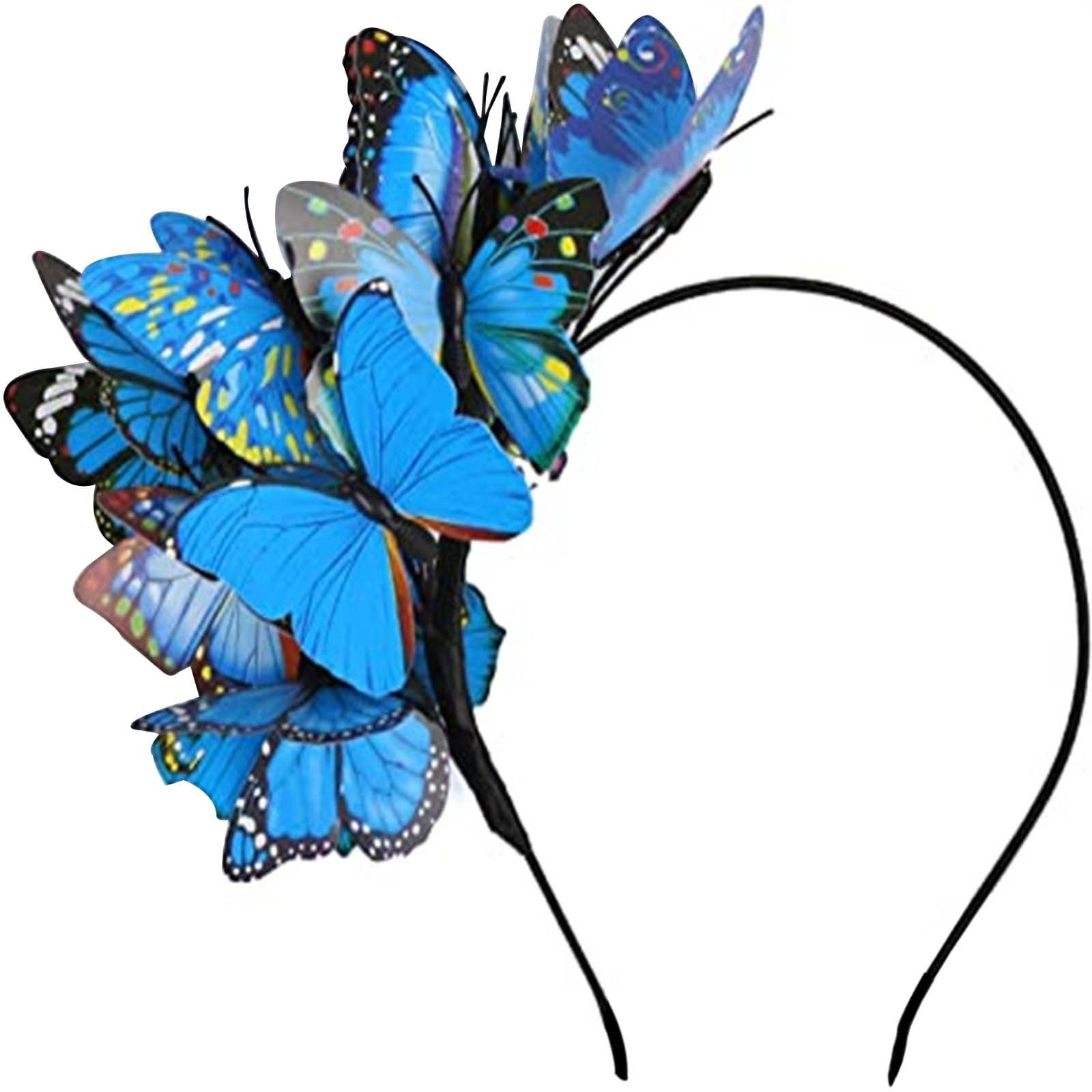 Eclectic Floral Headband Sparkling Super Q Headbands Butterfly For ...