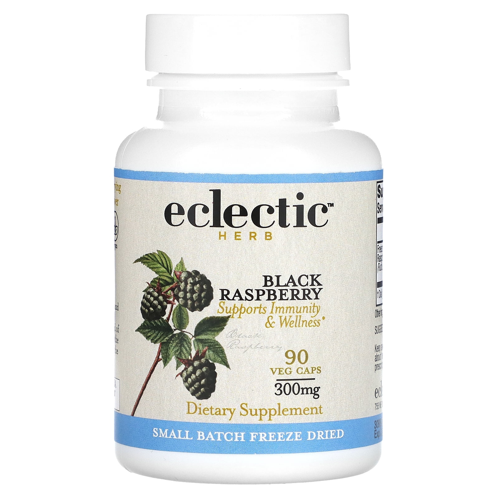 Eclectic Herb Black Raspberry, 300 mg, 90 Veg Caps - Walmart.com