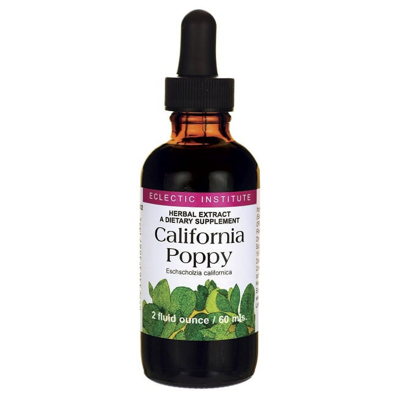 Eclectic Herb California Poppy Herbal Extract 2 fl oz Liq - Walmart.com