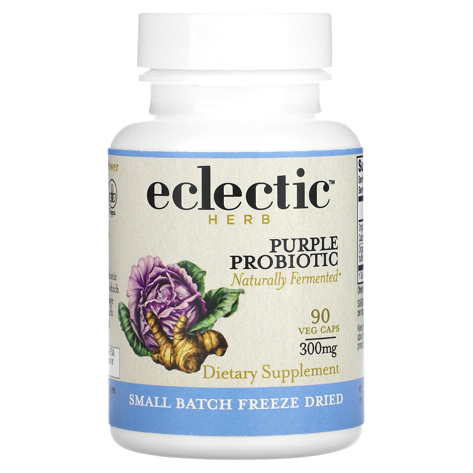 Eclectic Herb Purple Probiotic 90 Capsule - Walmart.com