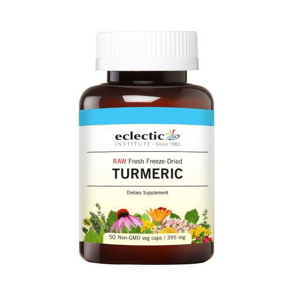 Eclectic Herb Turmeric Freeze Dried 50 Capsule - Walmart.com