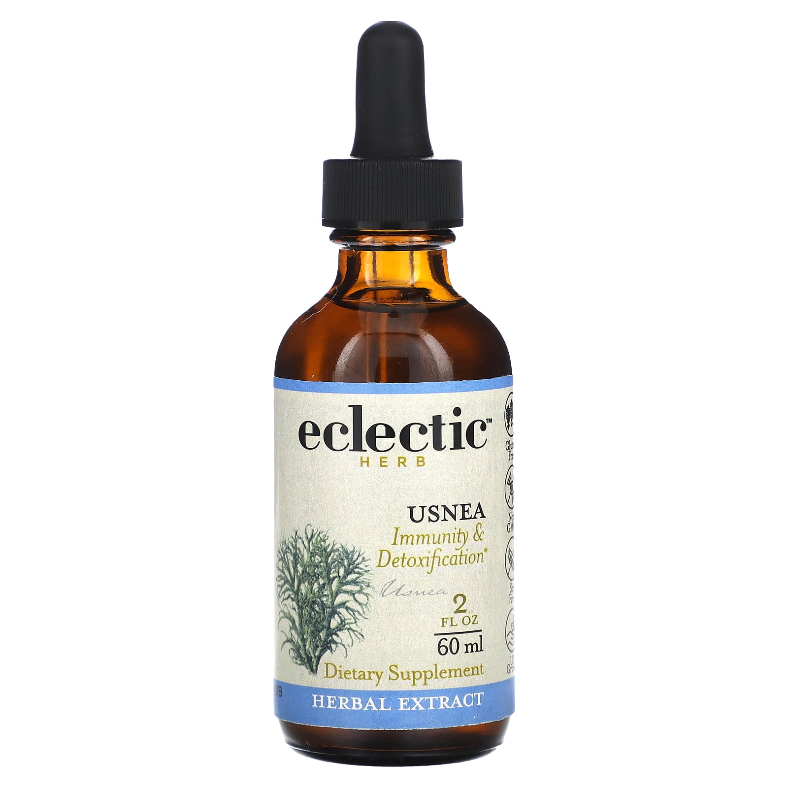Eclectic Herb Usnea Extract, 250 mg, 2 fl oz (60 ml) - Walmart.com