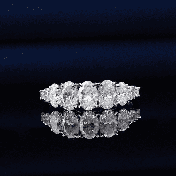 Eclet Jewels Oval Cut Excellent 1.5 Ct Diamond Ring For Women's - White ...