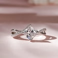 Eclet Jewels White Gold Over 14k Silver Diamond Ring - Excellent 2 Ct ...
