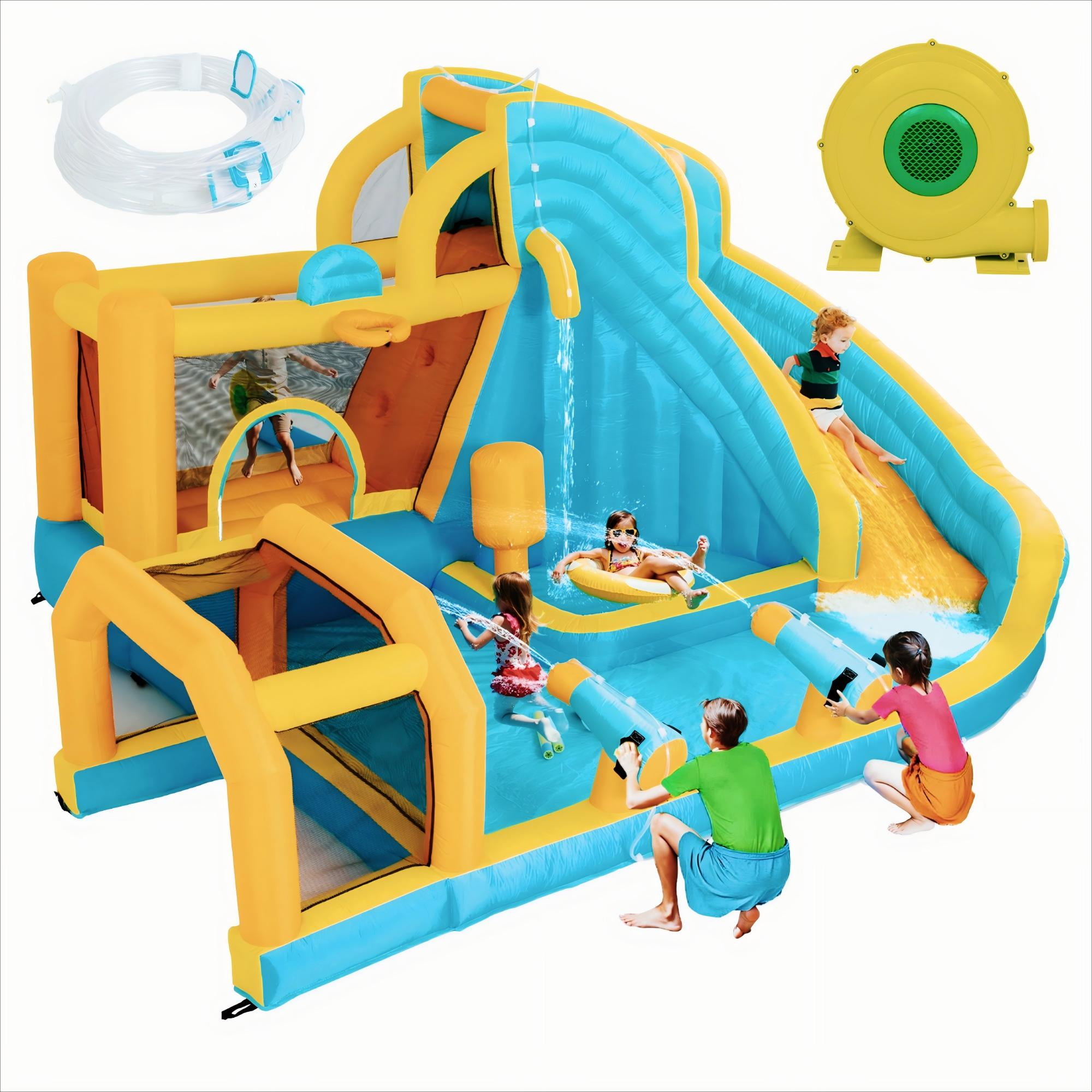 Eclife Sports Theme Outdoor Inflatable Water Slides Bounce Houses with ...