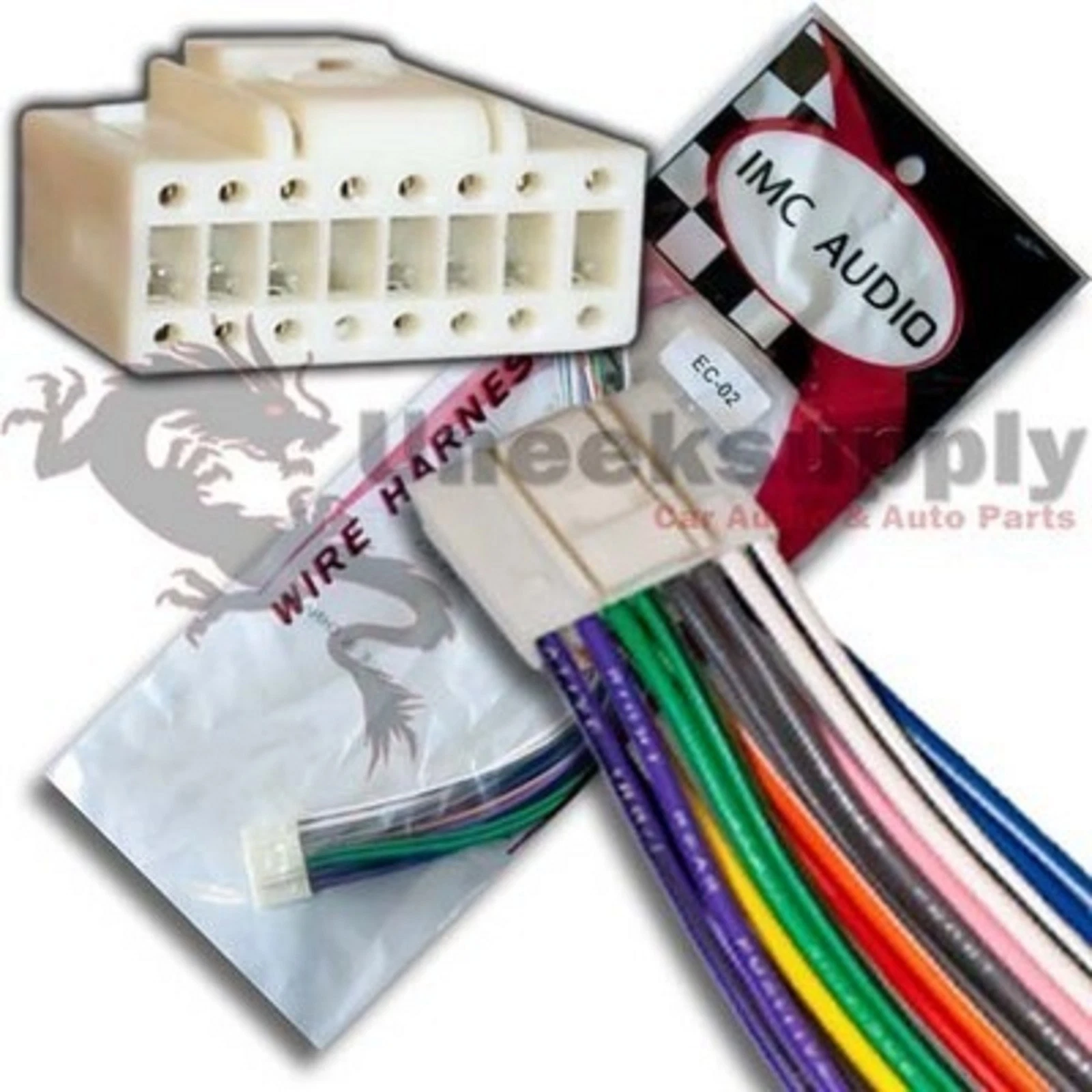 Eclipse 16 Pin Wire Harness Power Plug Cd Mp3 Dvd Hd Tv Imc Audio ...