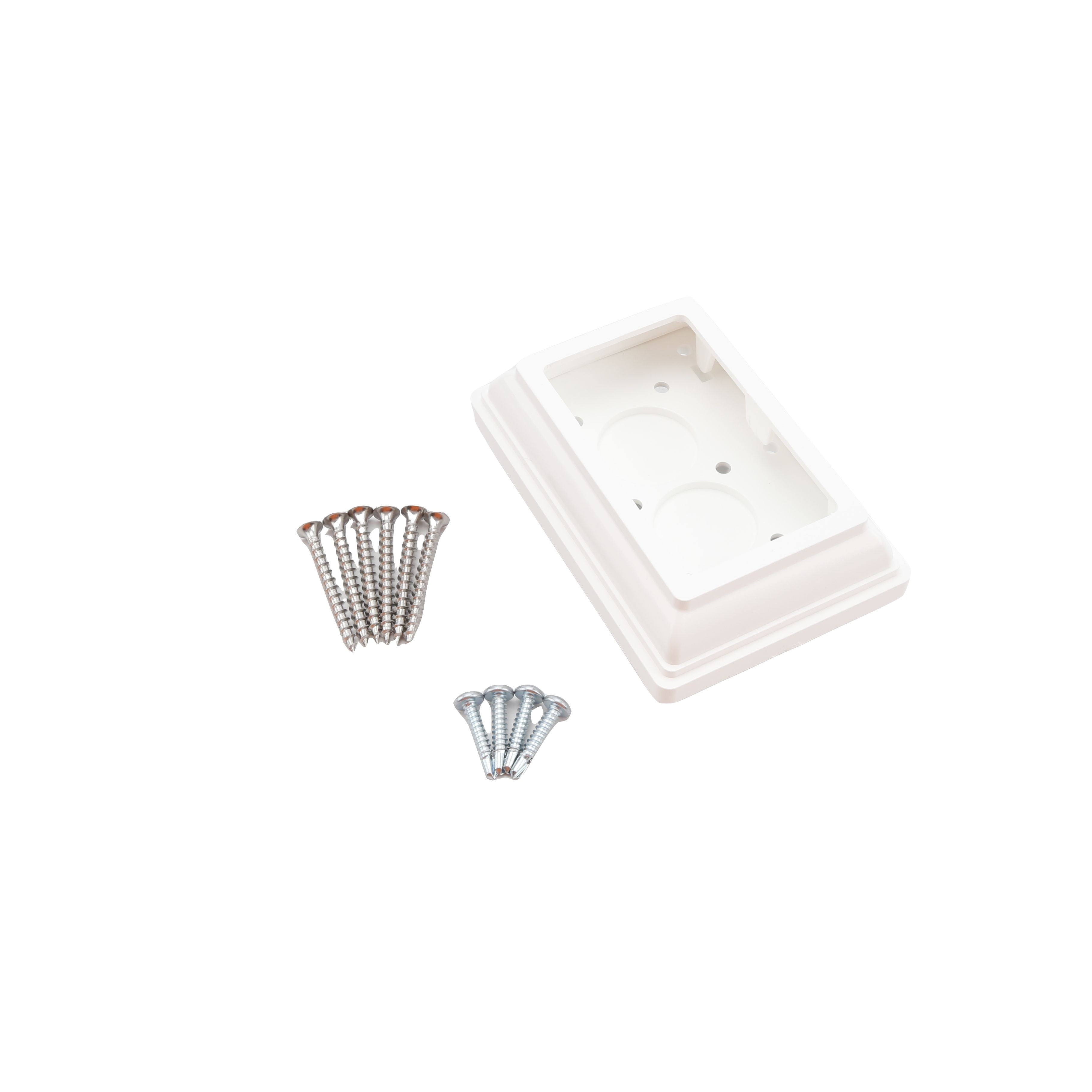 Eclipse 2" x 3 1/2" Vinyl Rail Bracket for Vinyl Railing - White ...