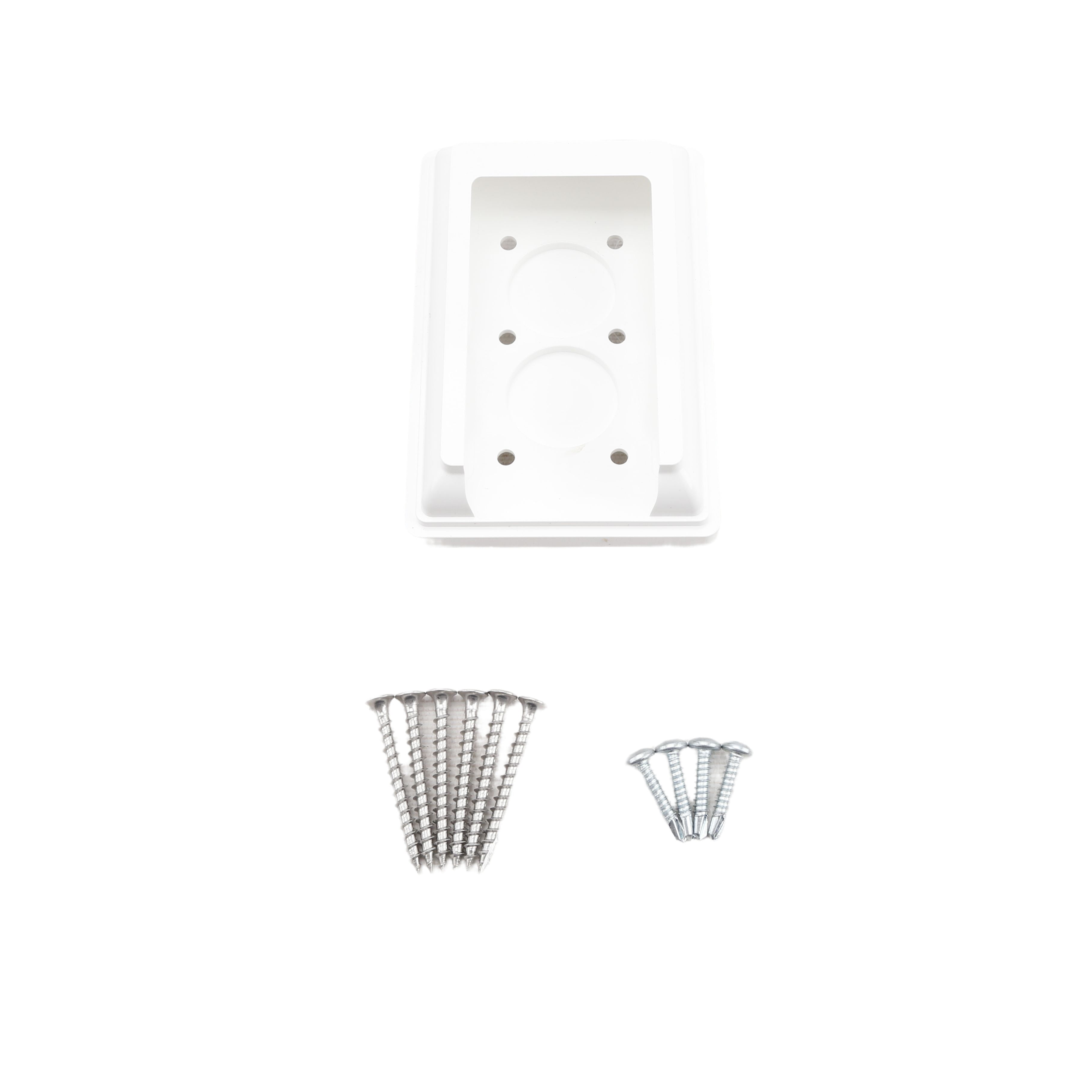 Eclipse 2" x 3 1/2" Vinyl Stair Bracket for Vinyl Railing - White ...
