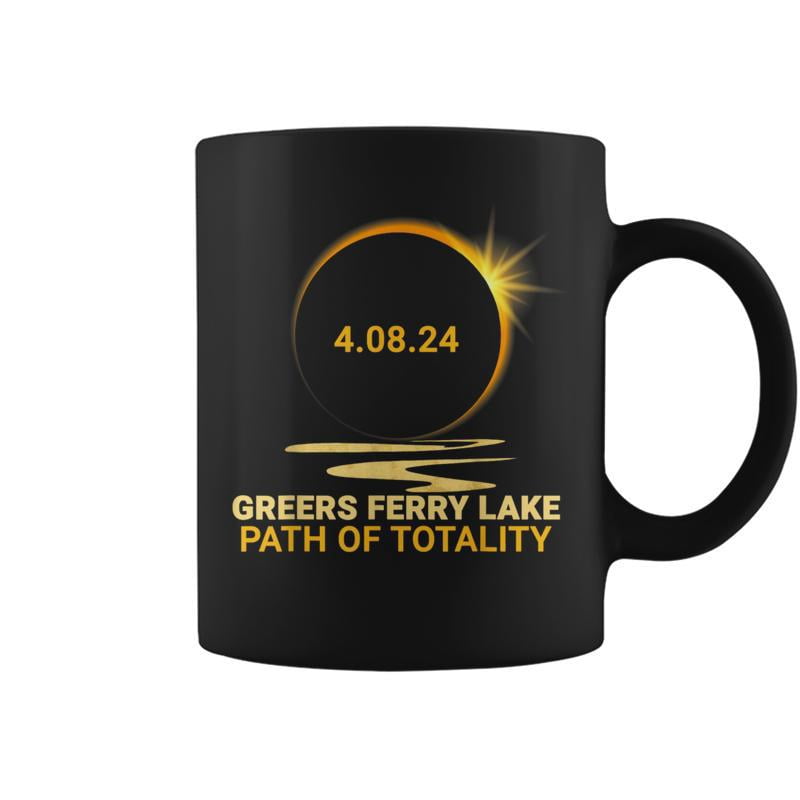 Eclipse 2024 Greers Ferry Lake Path Of Totality Coffee Mugs - Walmart.com