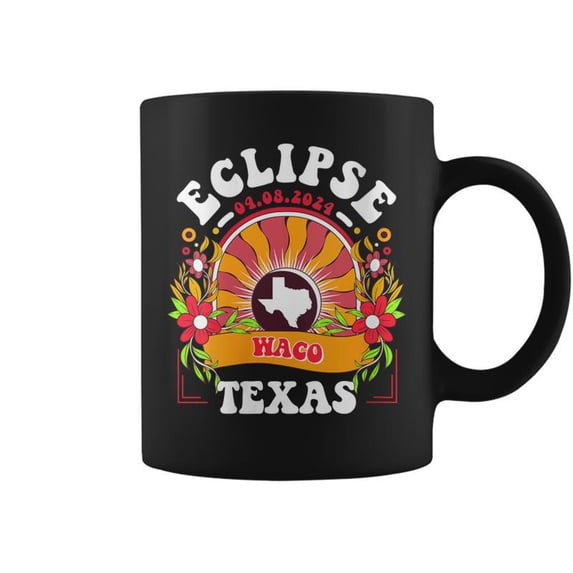 Eclipse 2024 Waco Texas Total Solar Eclipse Coffee Mugs - Walmart.com