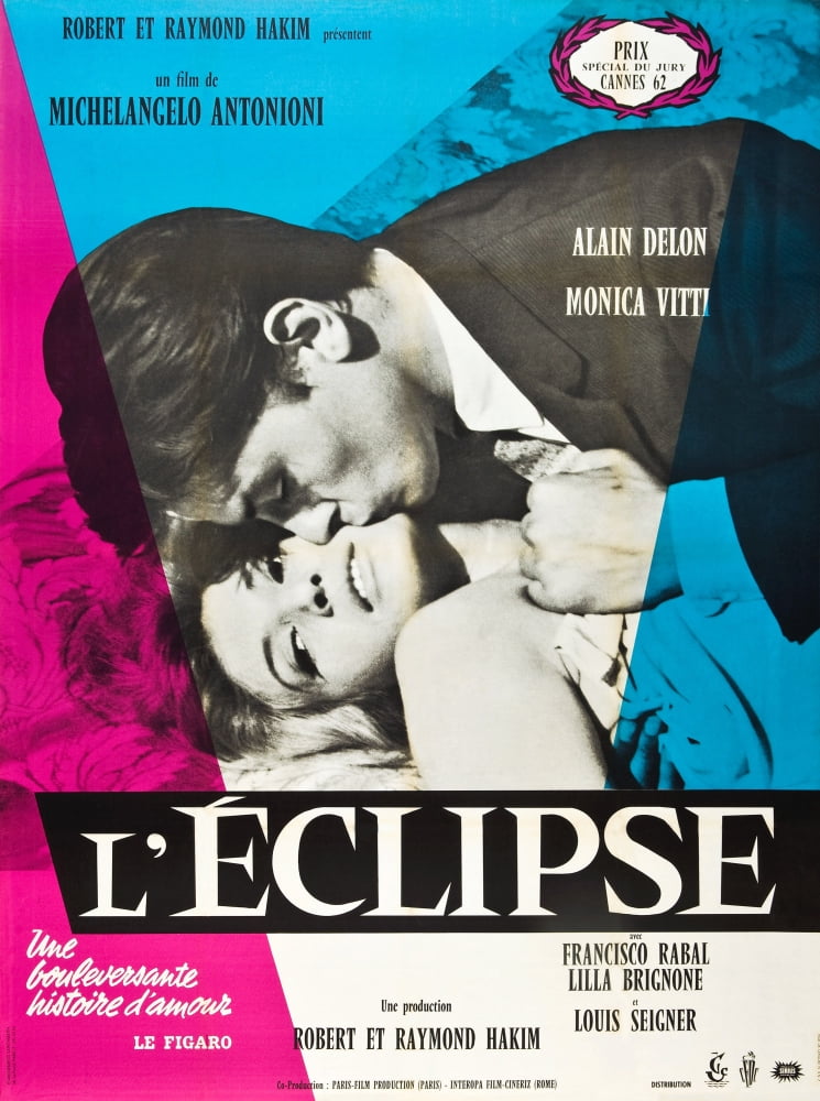 Eclipse (Aka L'Eclipse From Top: Alain Delon Monica Vitti On French ...