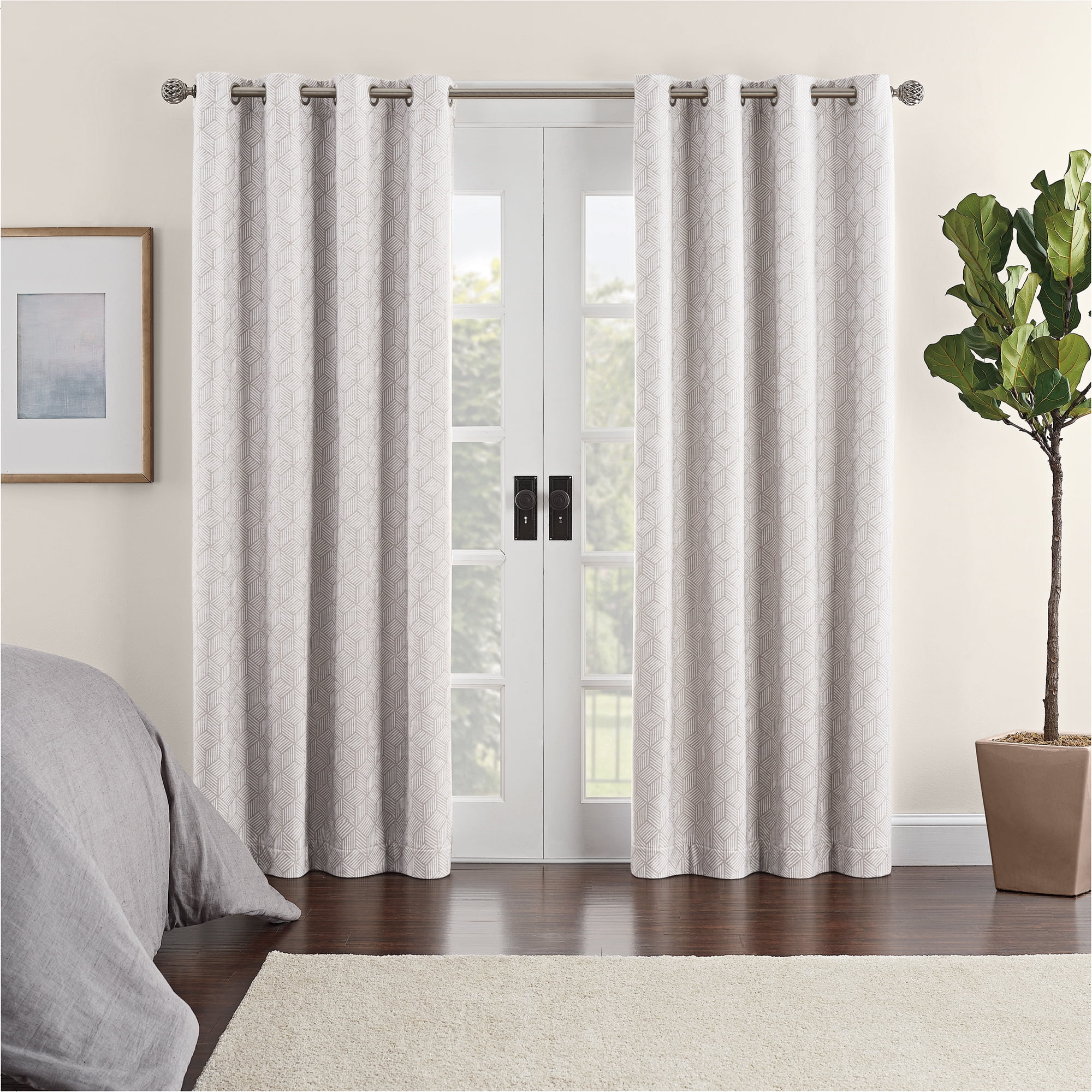 Eclipse Allure Draft Stopper Curtain Panel - Blackout - Walmart.com