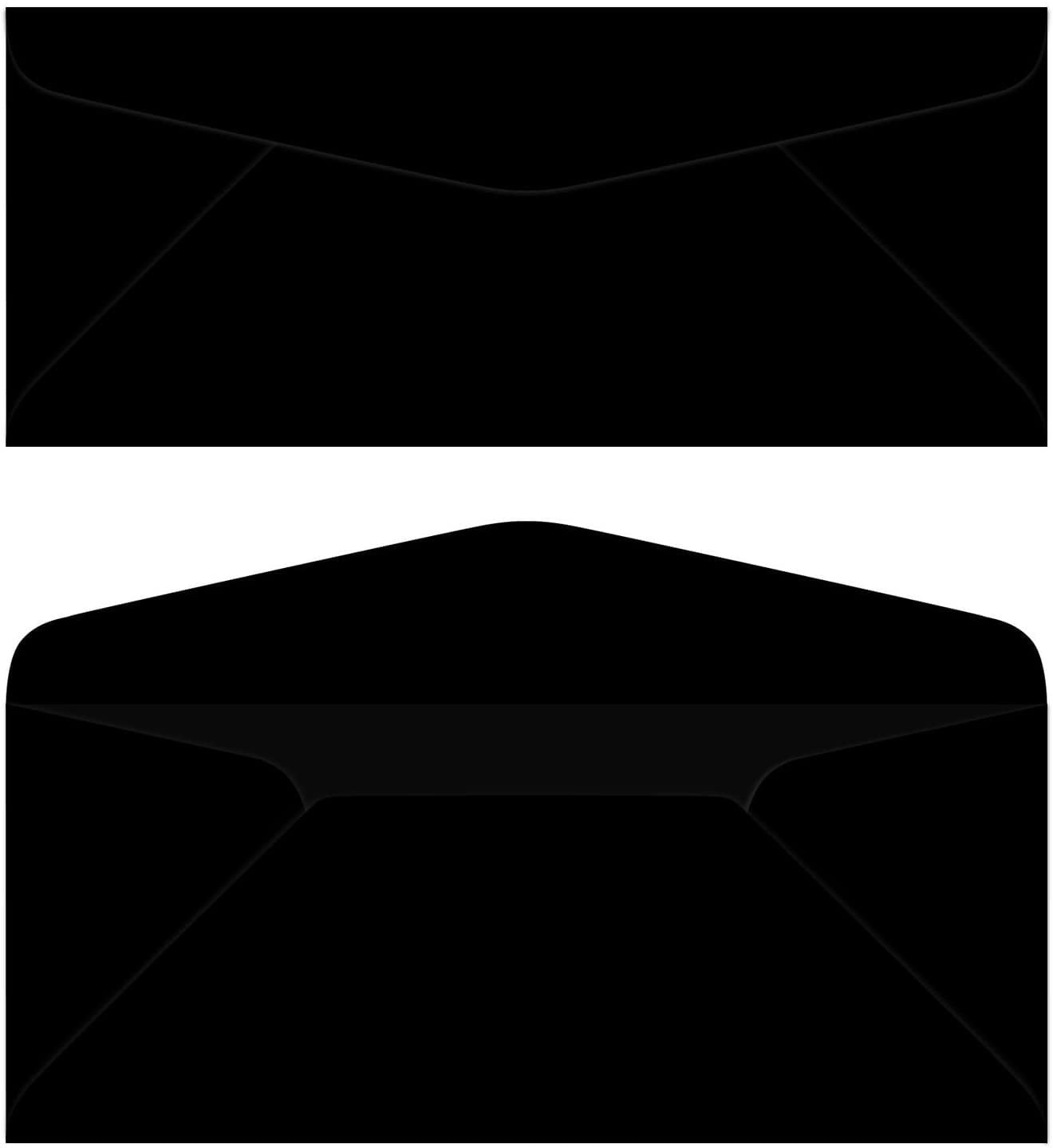 Black #10 Business Color Mailing Envelopes | 4 1/8 X 9 ½ inches | 24lb ...