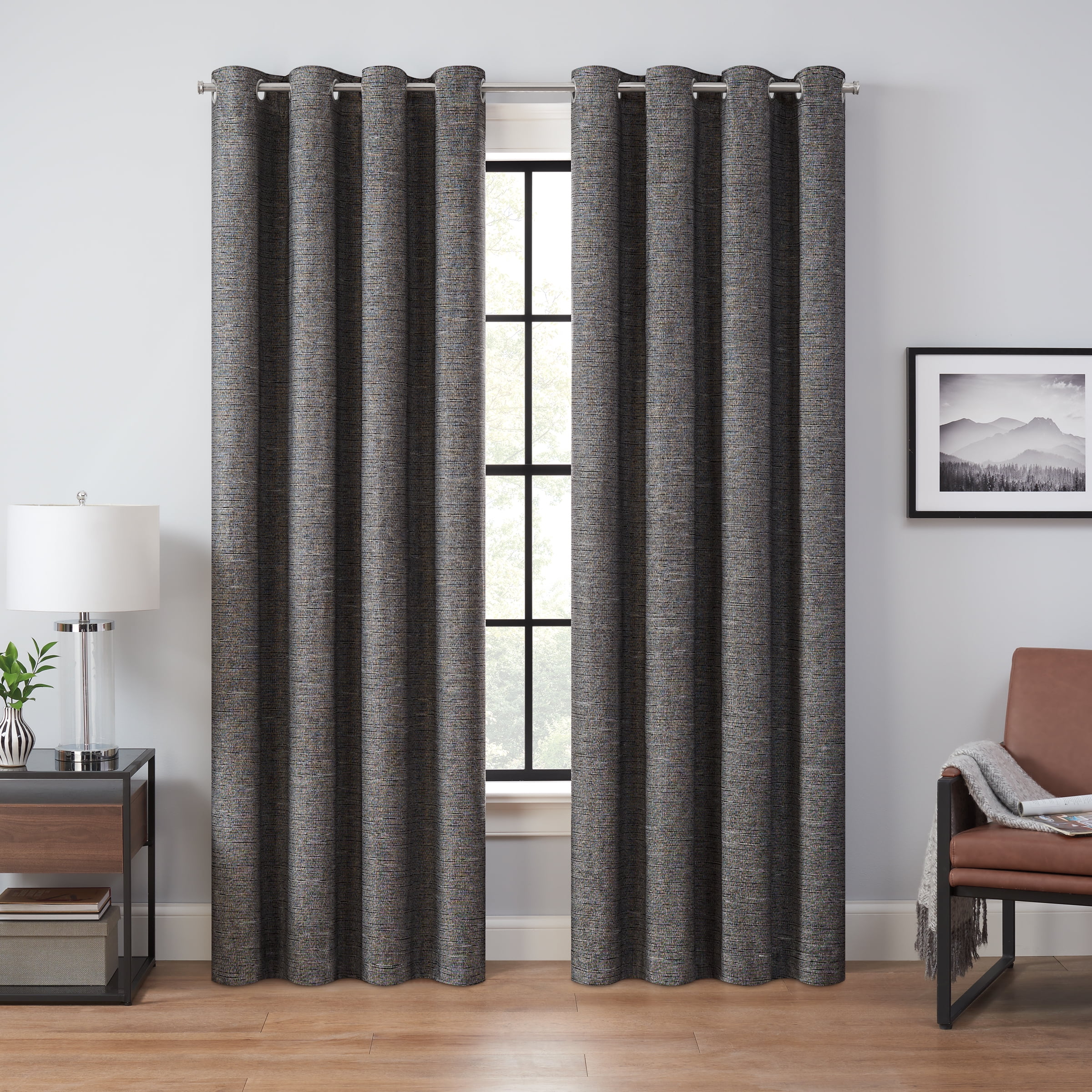 Eclipse Branson Magnitech 100% Blackout Curtain, Grommet Window Curtain ...