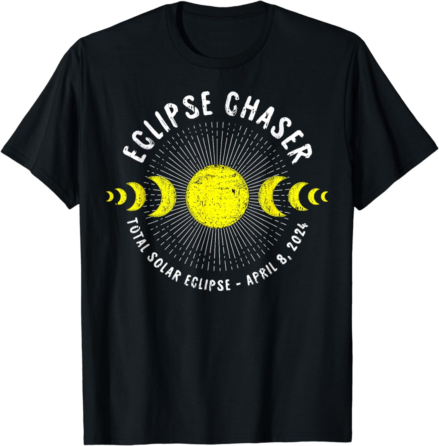 Eclipse Chaser Total Solar Eclipse April 8 2024 Totality T-Shirt - Walmart.com