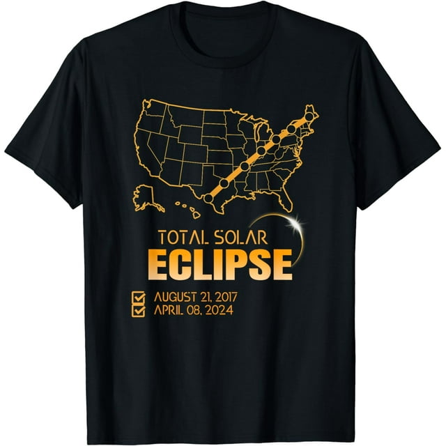 Eclipse Checklist Total Solar Eclipse April 8 2024 Eclipse T-Shirt ...